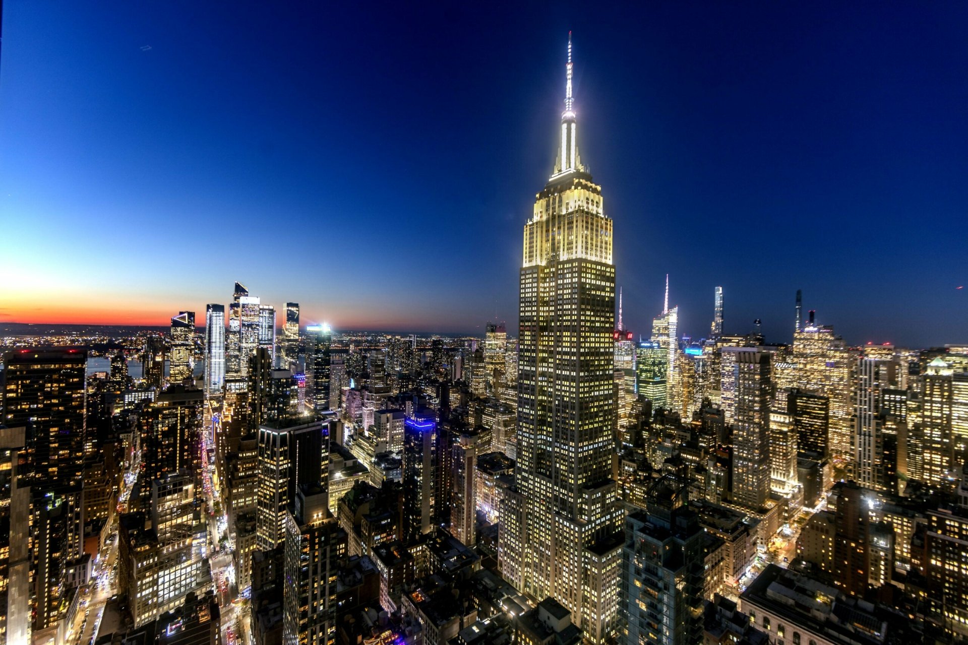 Empire State Building Panoramic View HD Wallpaper