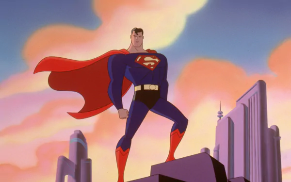 Clark Kent Transforms: HD Superman Animated Series Wallpaper