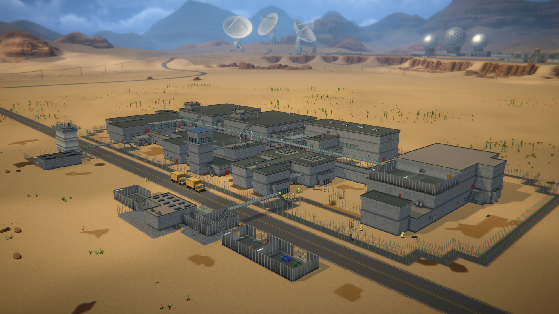 Prison Architect 2: Desert Facility HD Wallpaper