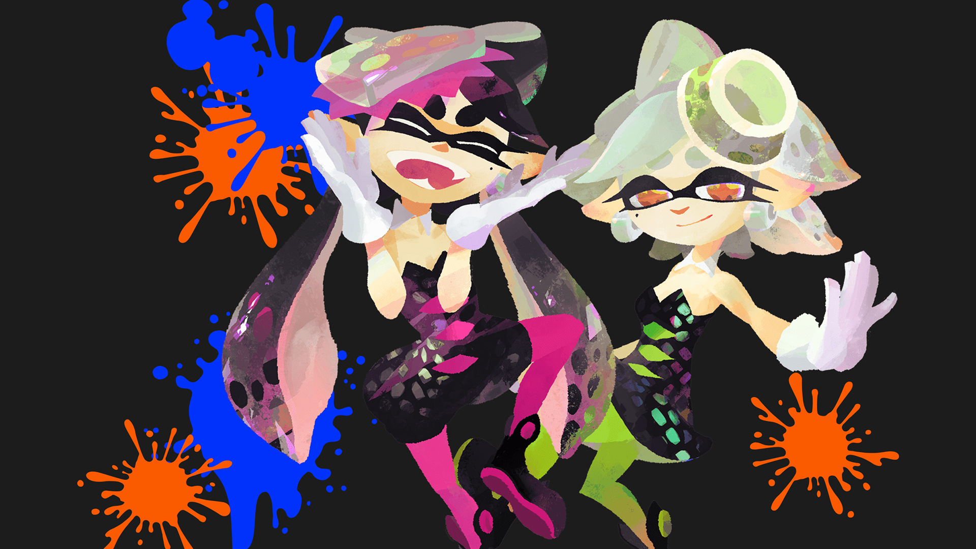 Splatoon HD Splash: Vibrant Ink Heroes Wallpaper