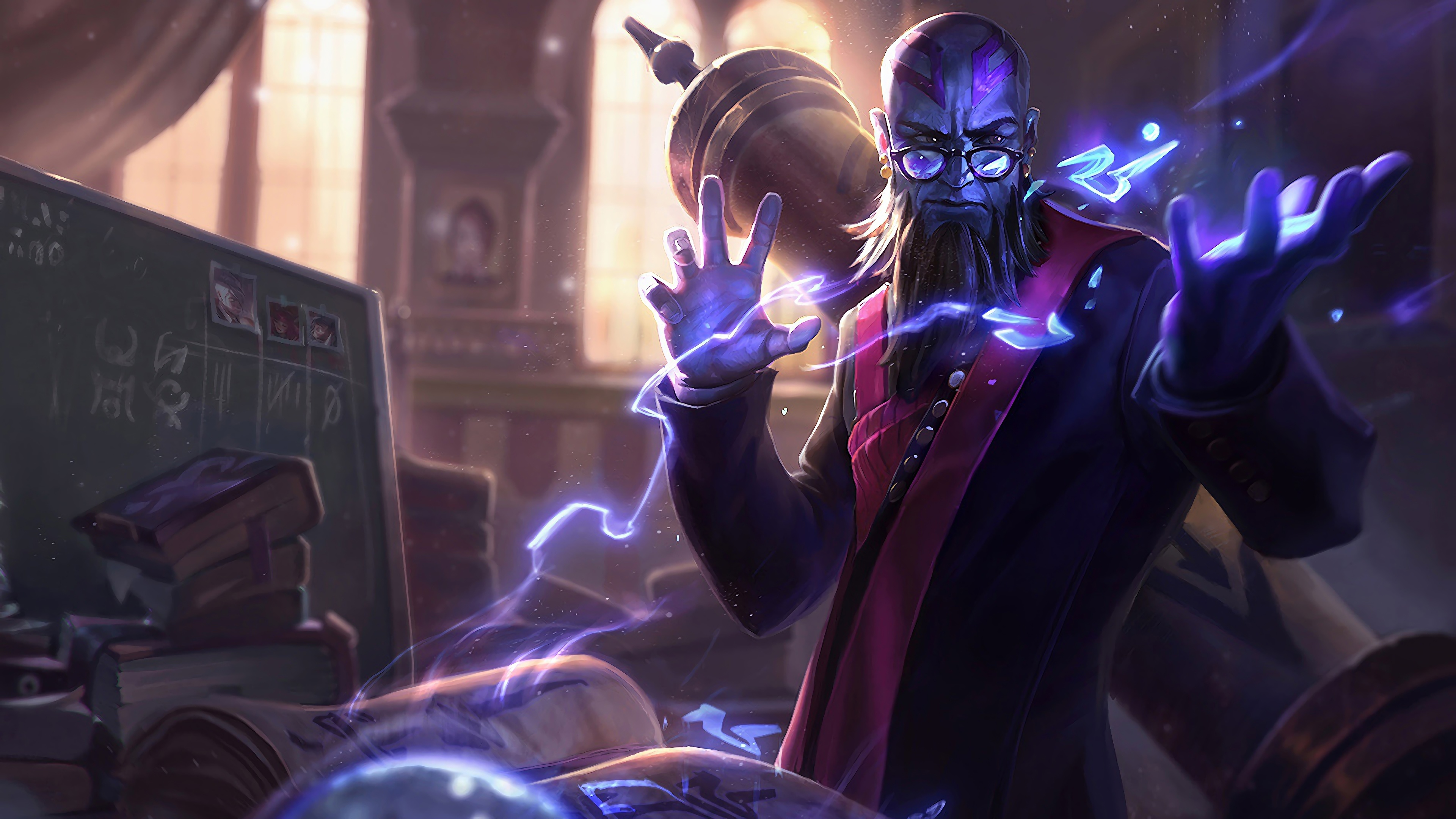 Ryze 4K Ultra HD Wallpaper: League of Legends Magic