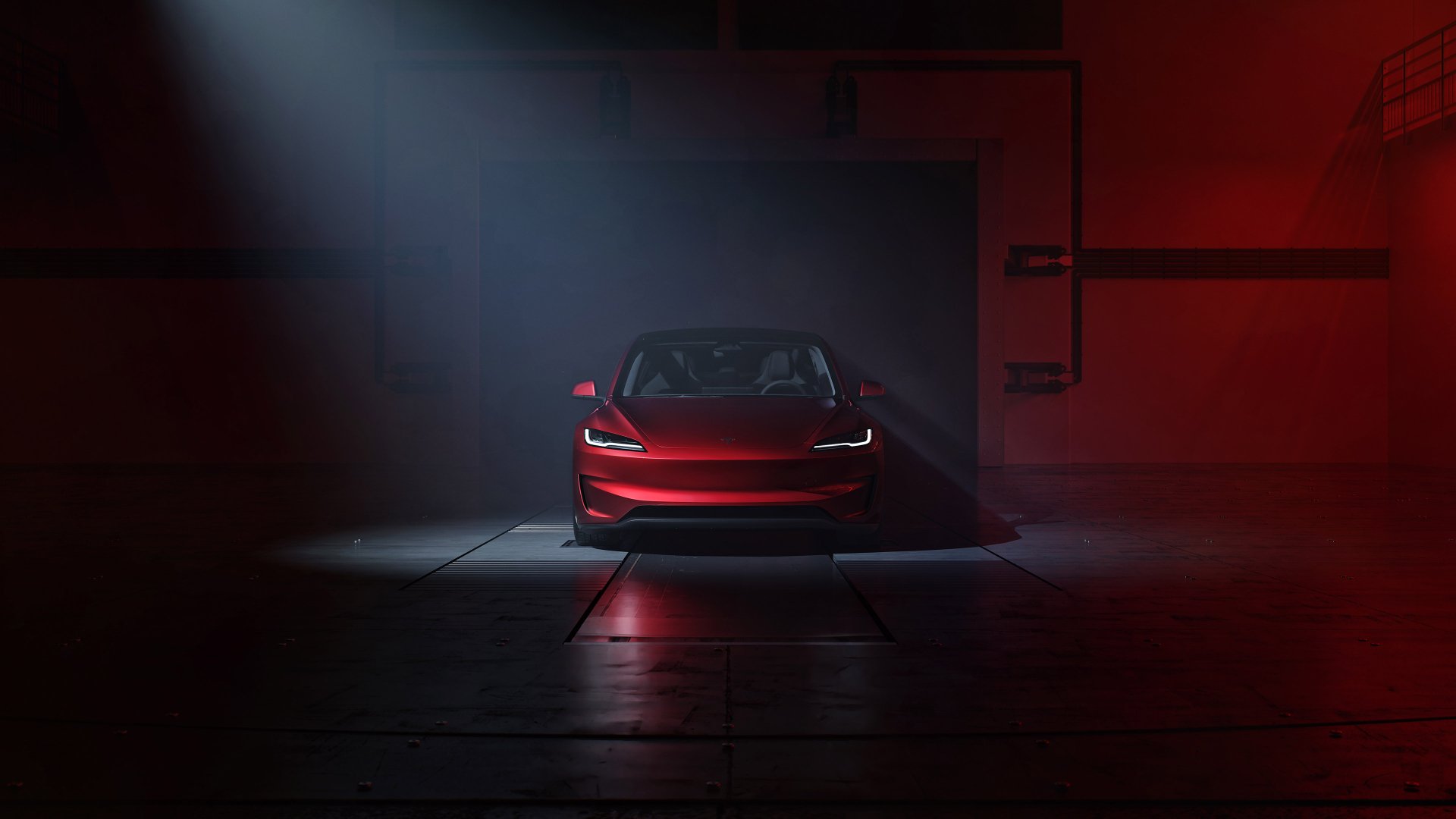 Download the Free Mystic Tesla Model 3 4K Wallpaper