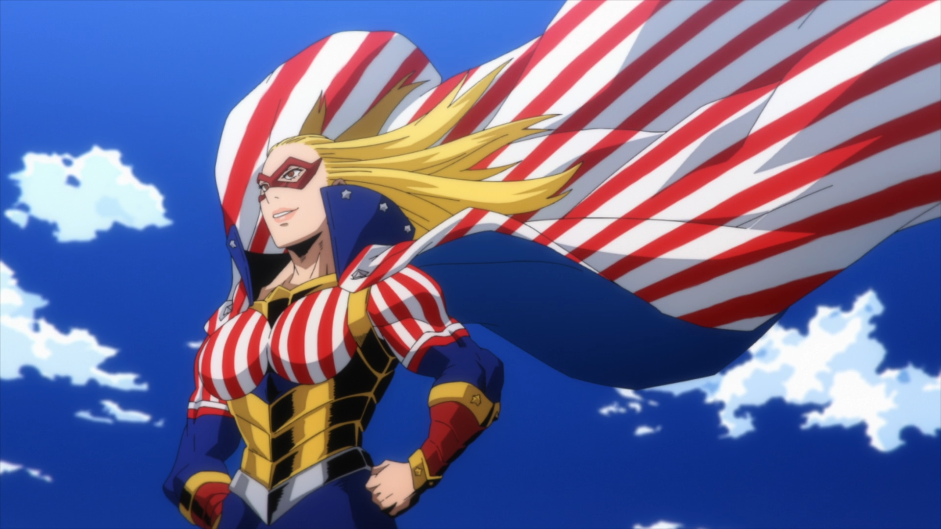 Download Anime My Hero Academia Cathleen Bate Star And Stripe HD Wallpaper
