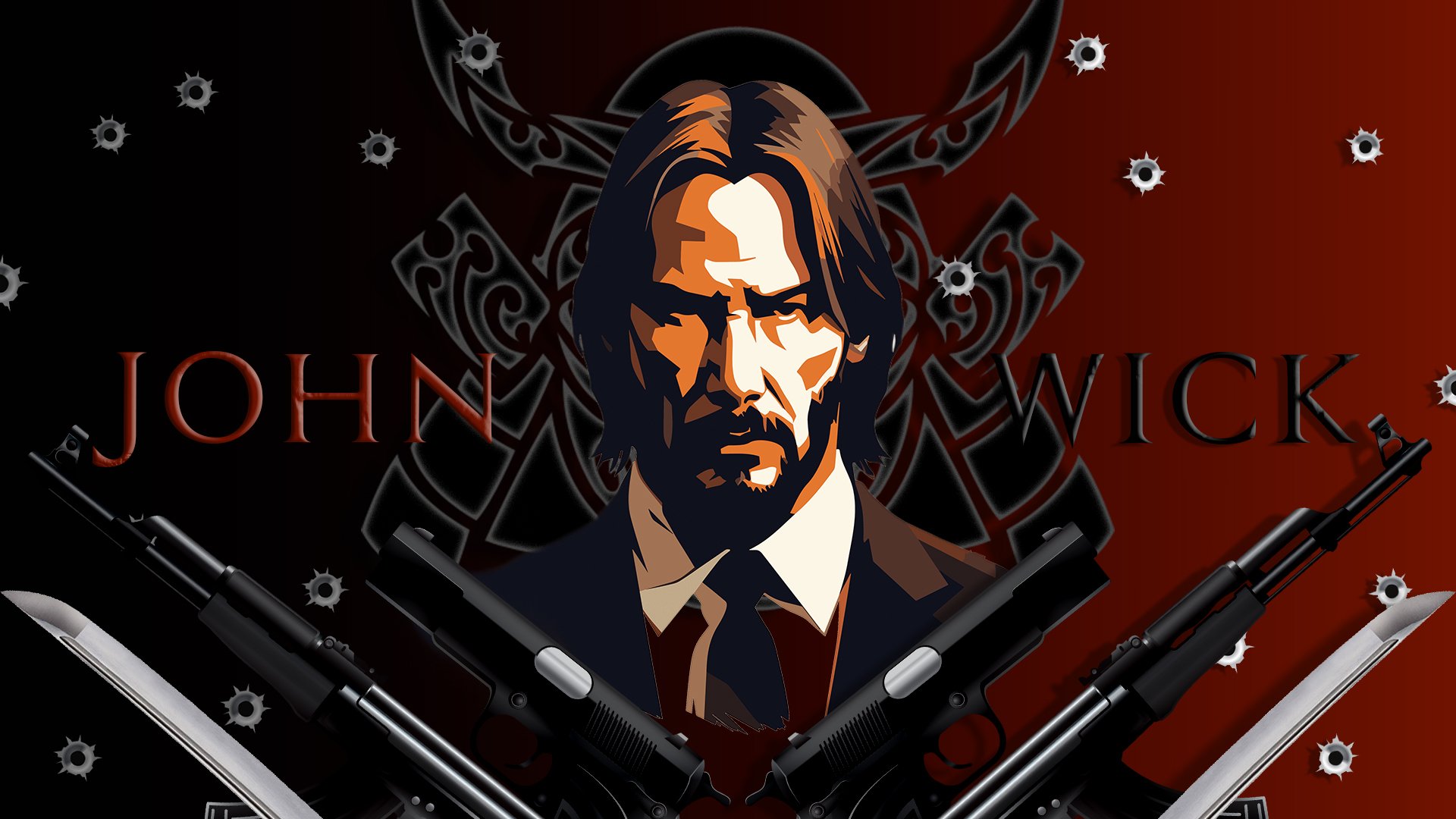 John Wick Wallpaper AKA Keanu Reeves by Xomplicated