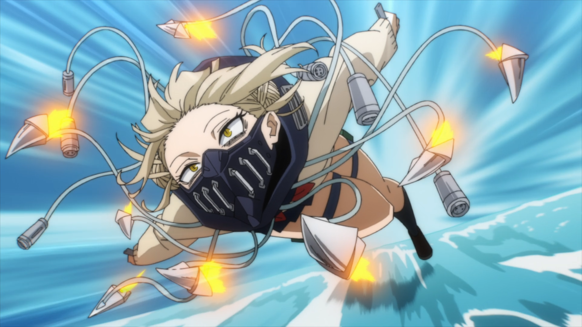 Himiko Toga in Action | My Hero Academia HD Anime Wallpaper