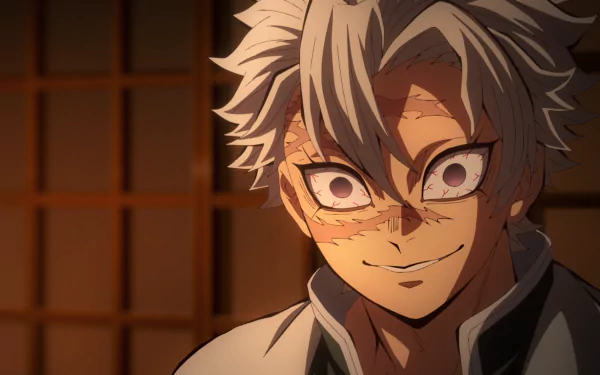 Sanemi Shinazugawa in 4K Ultra HD | Demon Slayer Anime Wallpaper