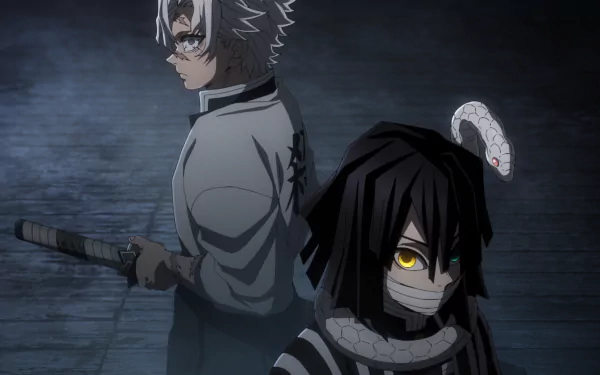 Demon Slayer 4K Ultra HD: Obanai Iguro & Sanemi Shinazugawa Spotlight