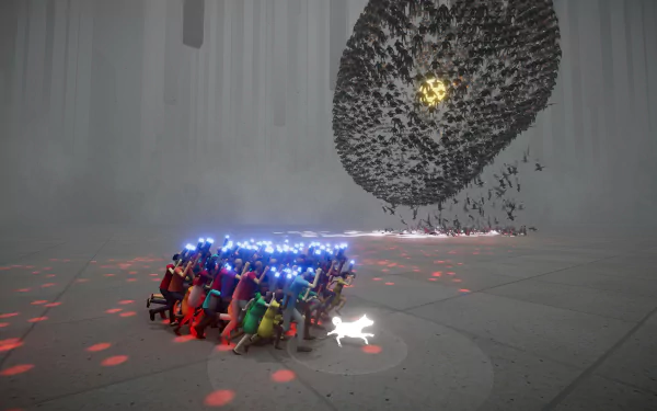 Humanity 2024 HD Wallpaper: The Unity of Light