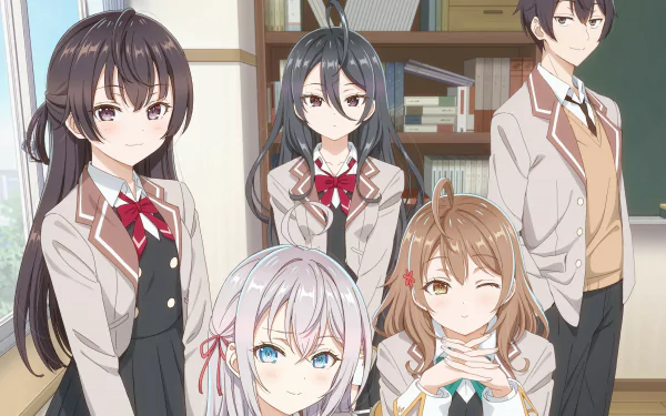 Yuki Suou in Alya's Hidden Feelings – HD Anime Wallpaper