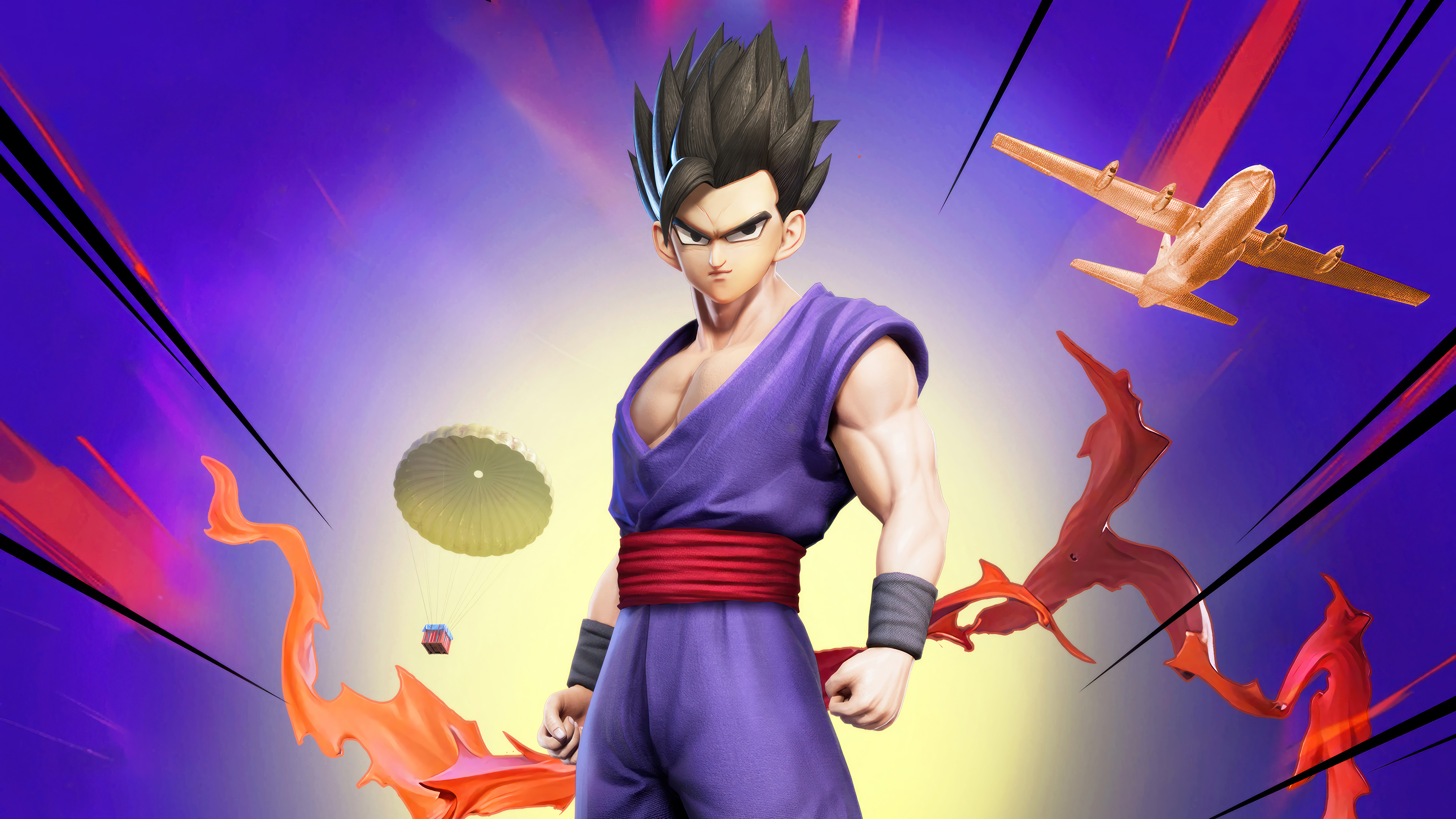 Epic Gohan Battlegrounds: 4K Ultra HD Wallpaper