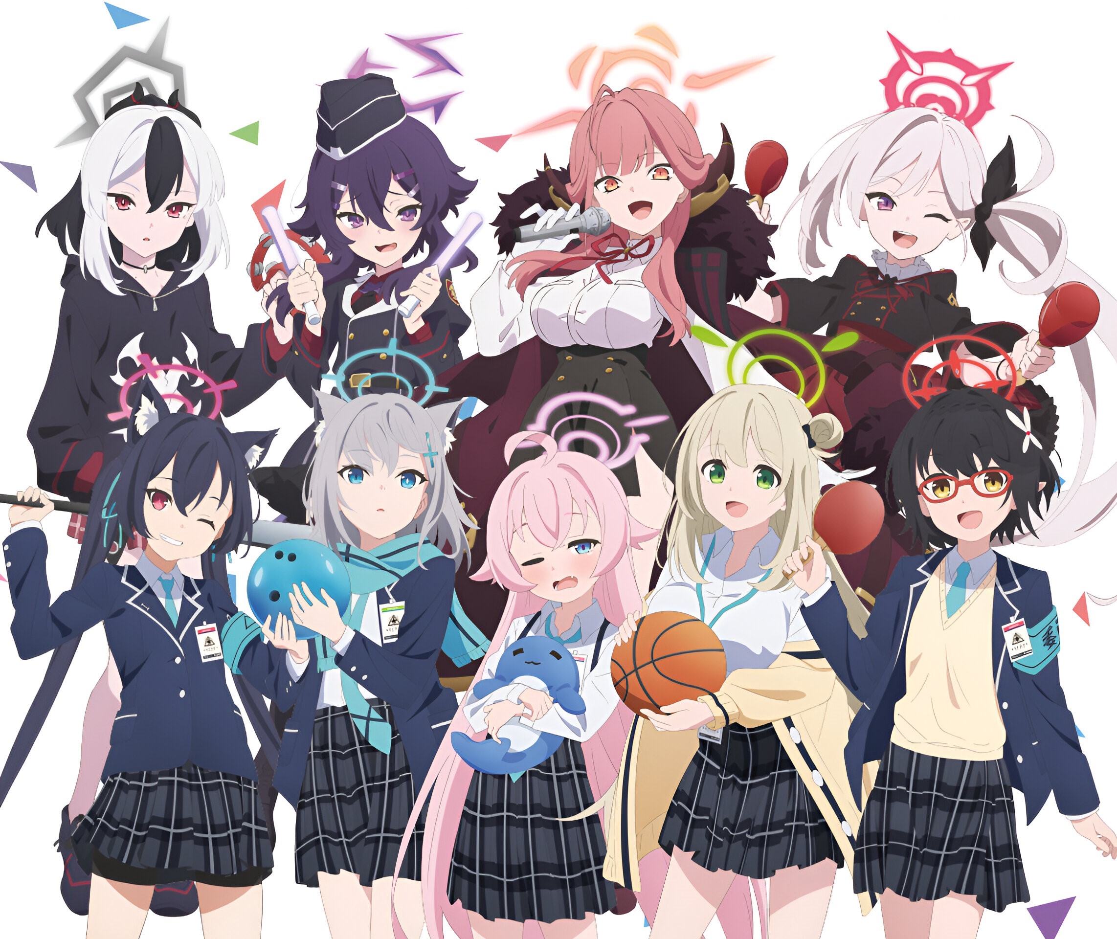 Blue Archive Anime HD Wallpaper – Dynamic Characters United