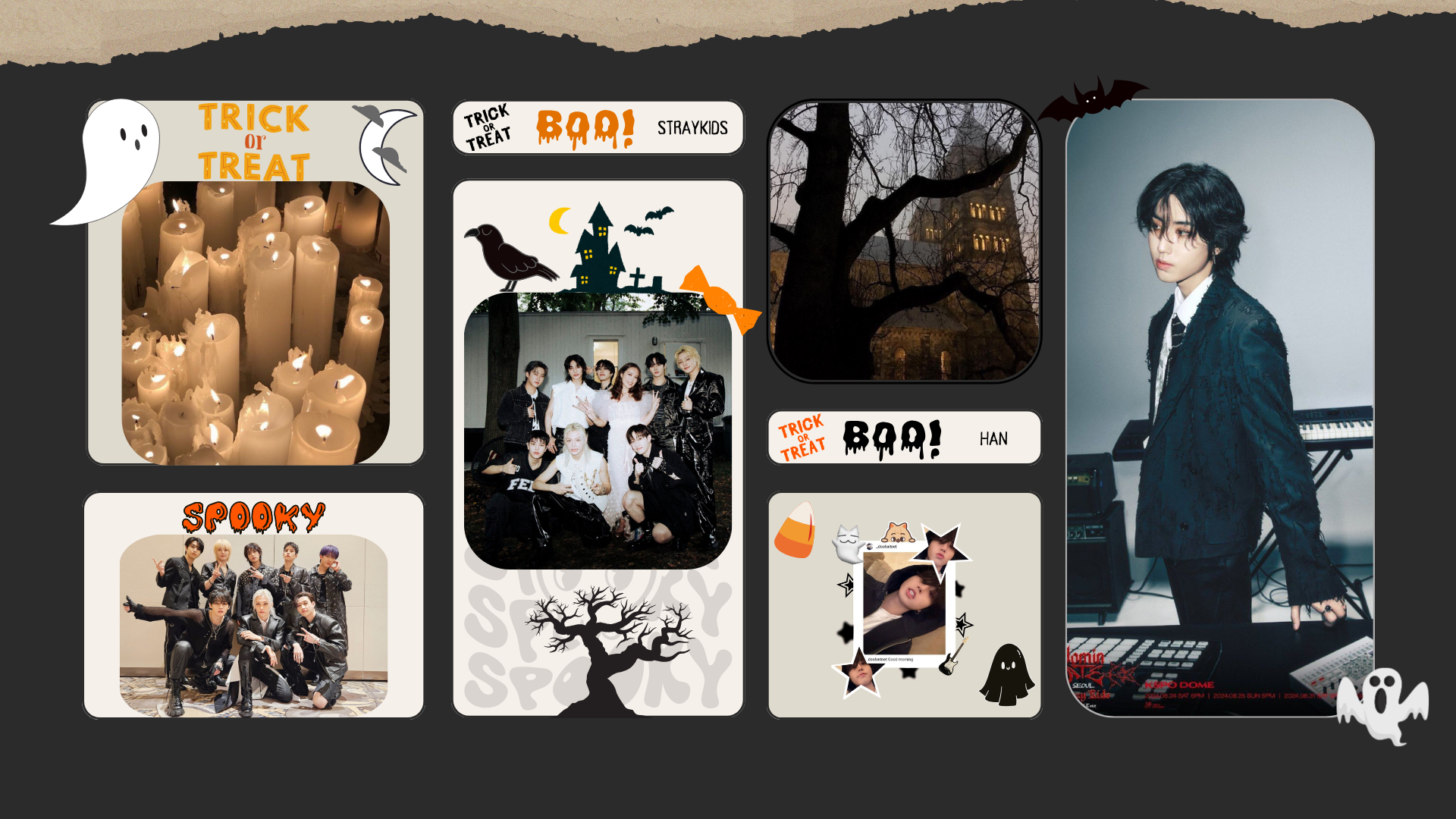 STRAYKIDS/HAN ! - HALLOWEEN - WALLPAPER by - S H O T X U