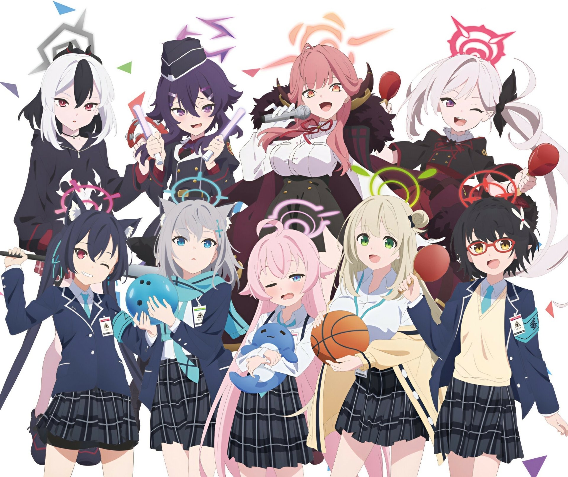 Blue Archive Anime HD Wallpaper – Dynamic Characters United