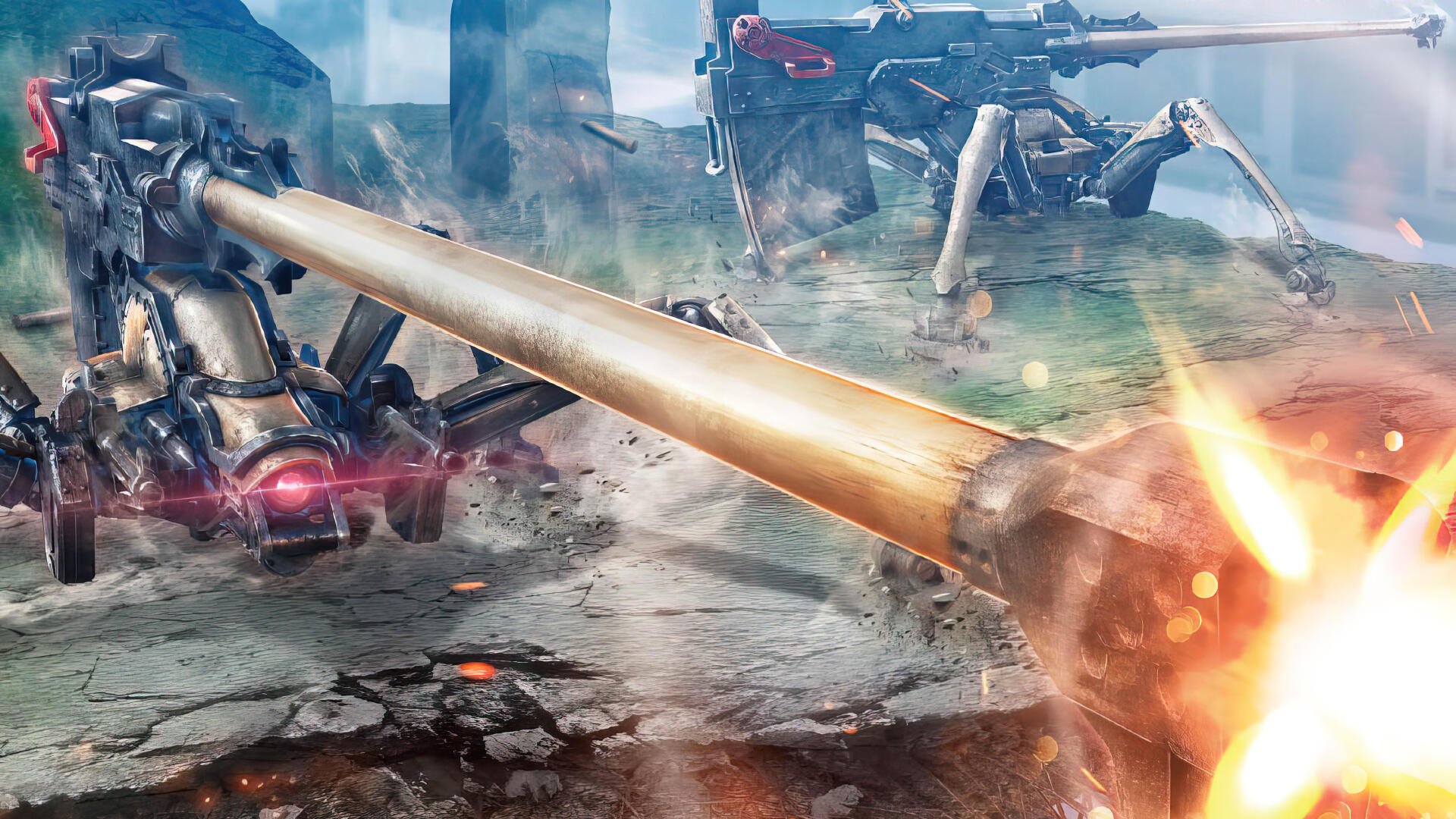 Stunning 4K Ultra HD Wallpaper from Anime Eighty Six: Mecha Series