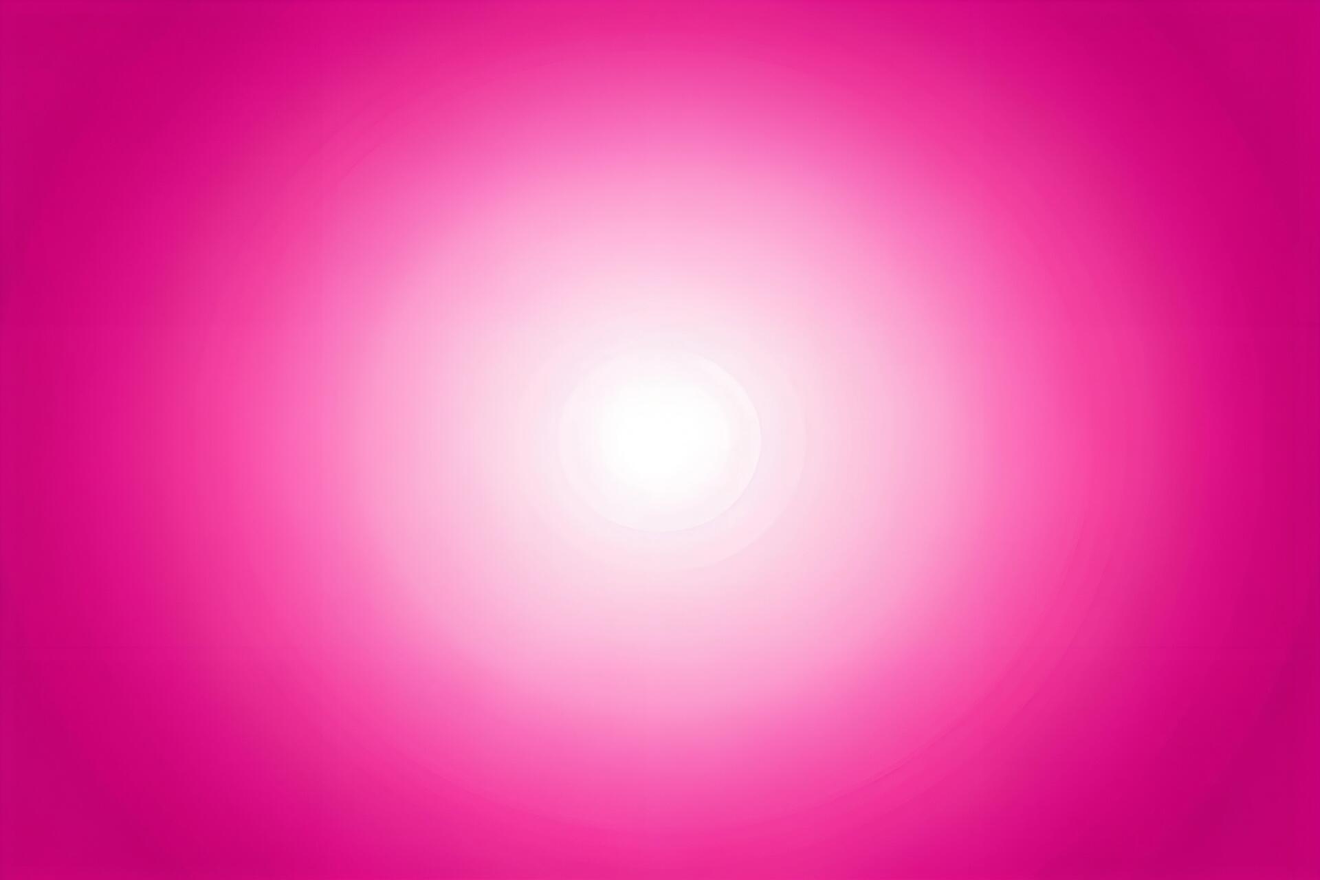 Vibrant pink background, fading slightly at the corners, with a central ...