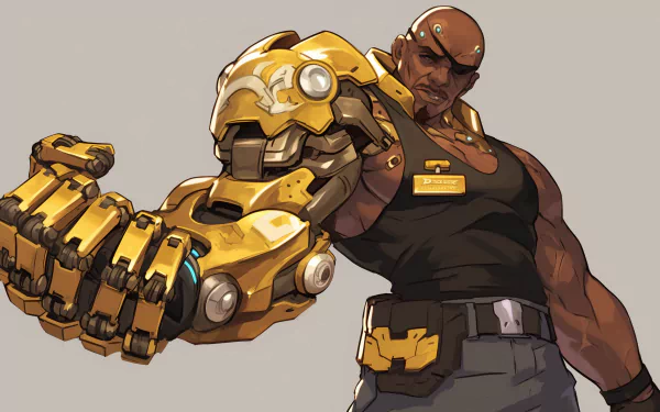 Download Doomfist (Overwatch) Video Game Overwatch 4k Ultra HD Wallpaper