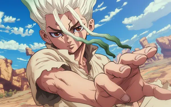 Senku Ishigami from Dr. Stone - 4K Ultra HD Wallpaper
