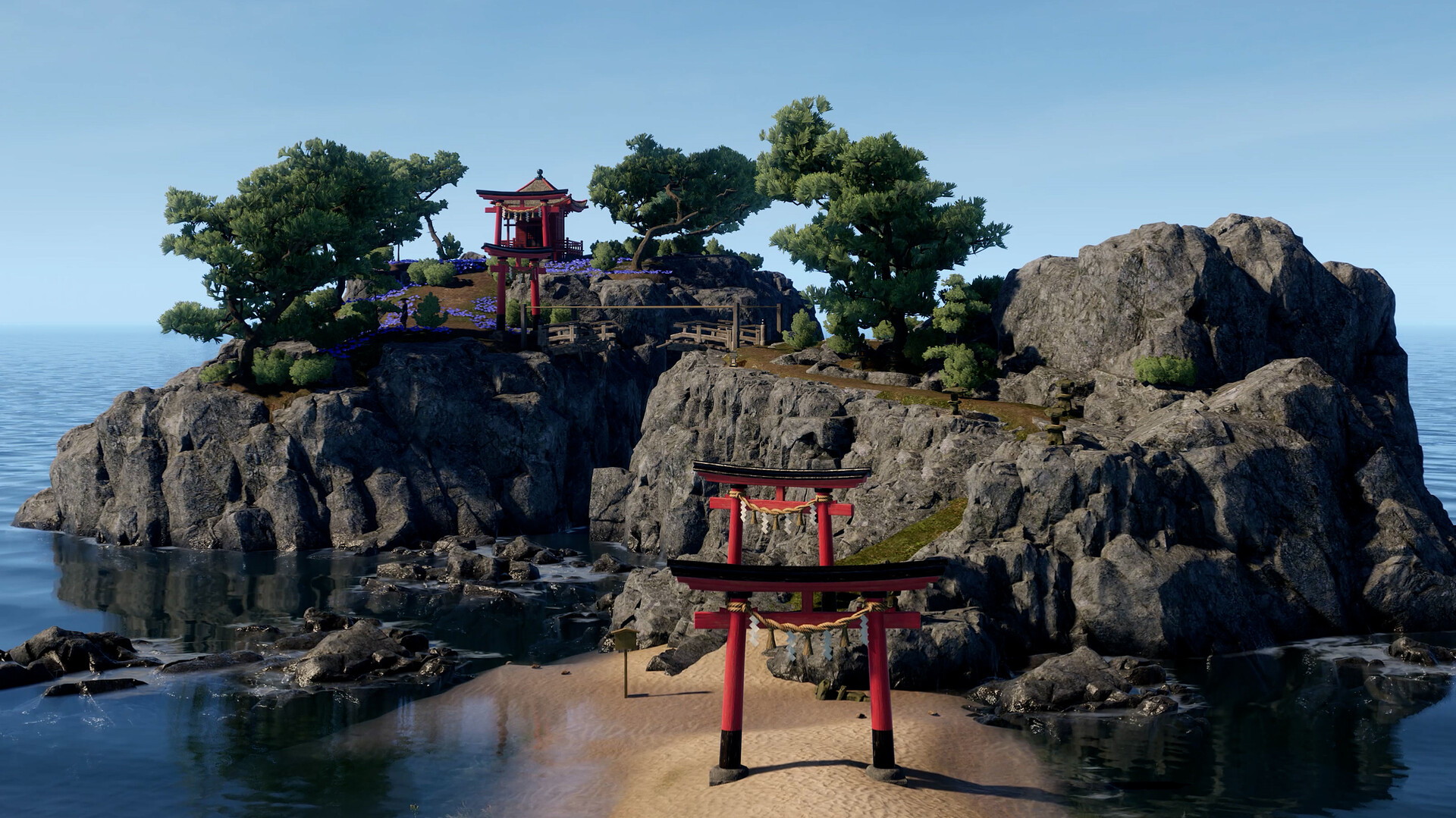 Sengoku Dynasty HD Wallpaper: Serene Japanese Landscape