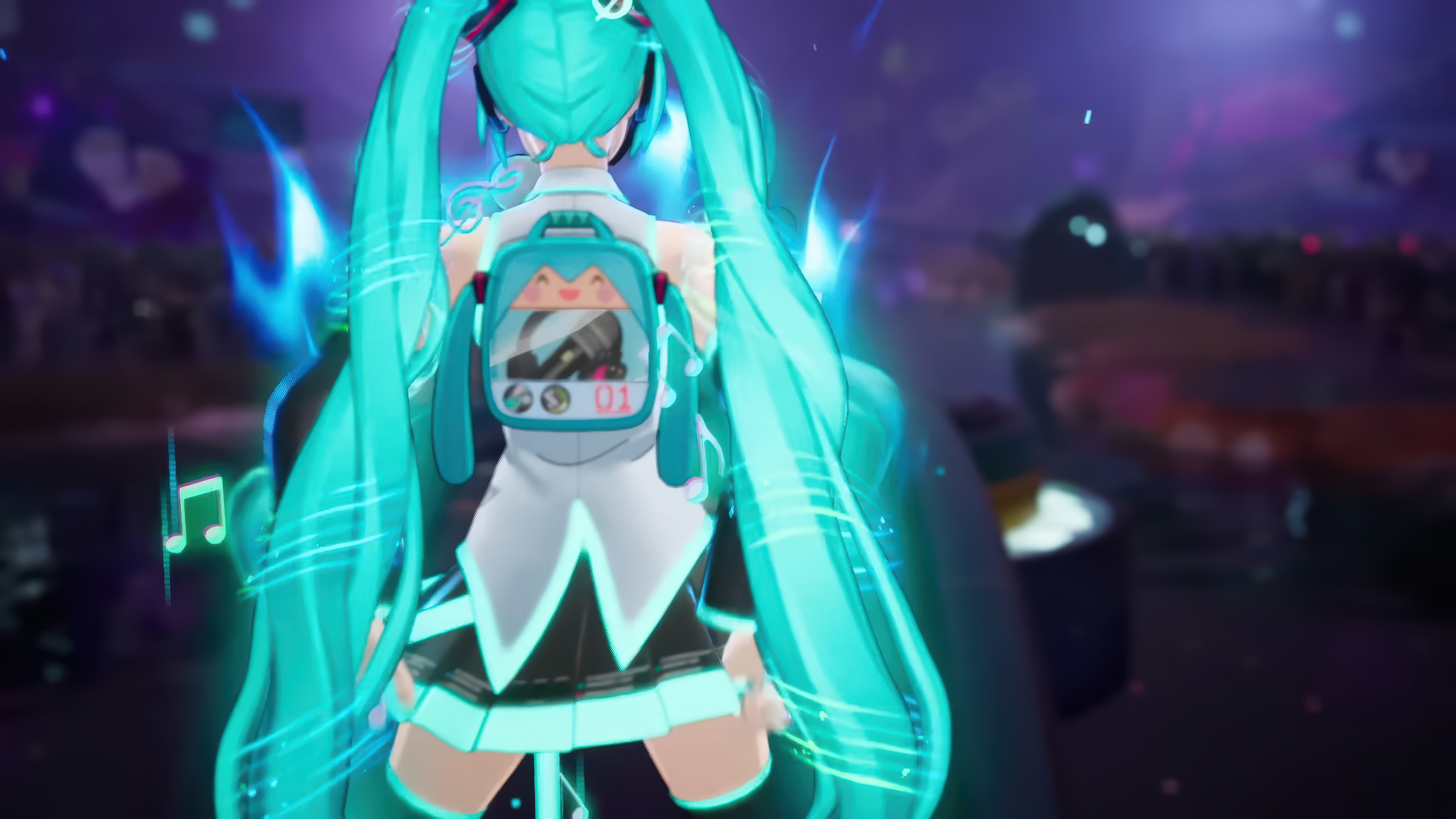 Fortnite Meets Hatsune Miku: A Stunning 4K Ultra HD Wallpaper