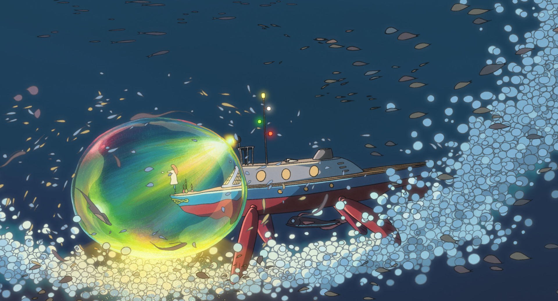 Ponyo Adventure: HD Wallpaper from Studio Ghibli's Magical World