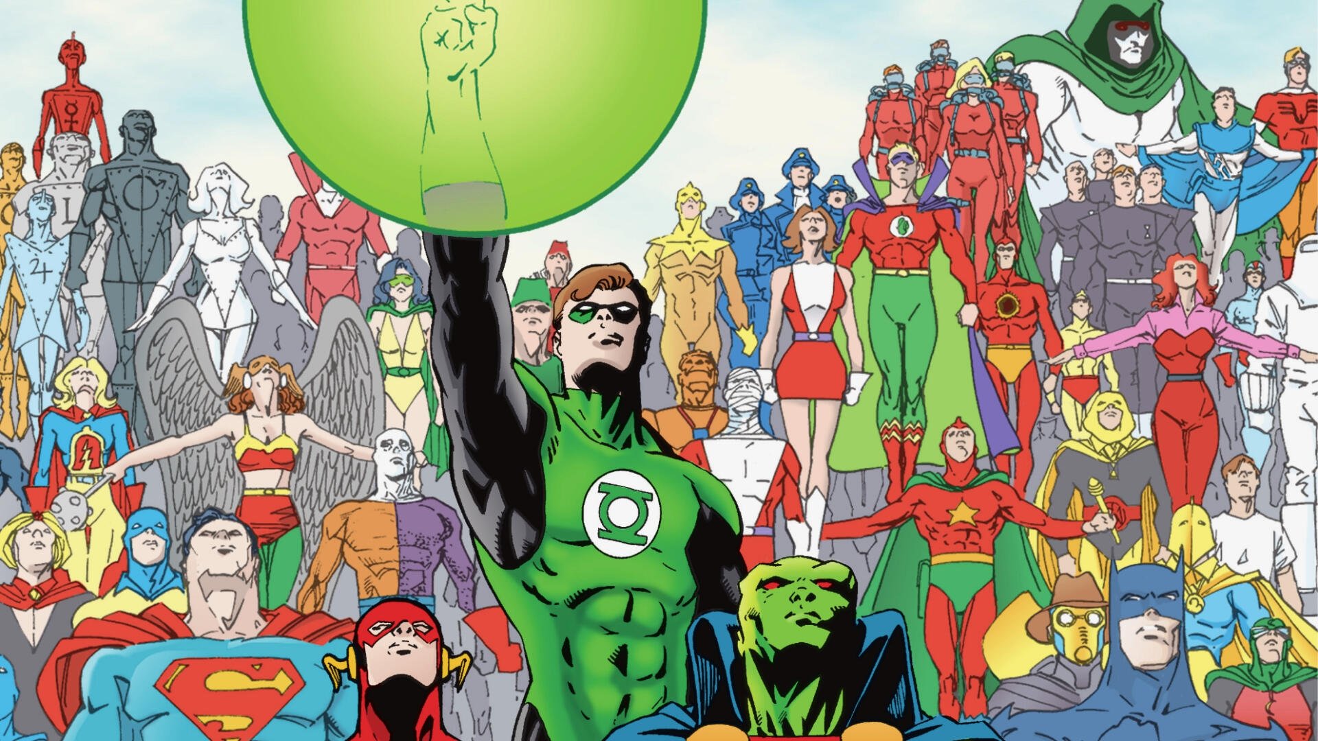 Download JLA: Year One Comic HD Wallpaper by Brian Augustin