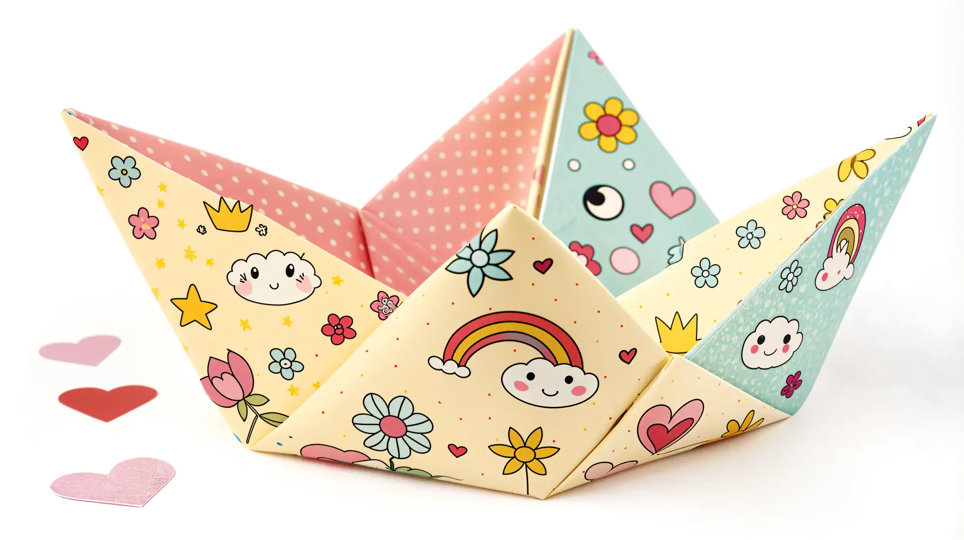 Charming Origami Delight: 4K Ultra HD Wallpaper by QuantumCurator