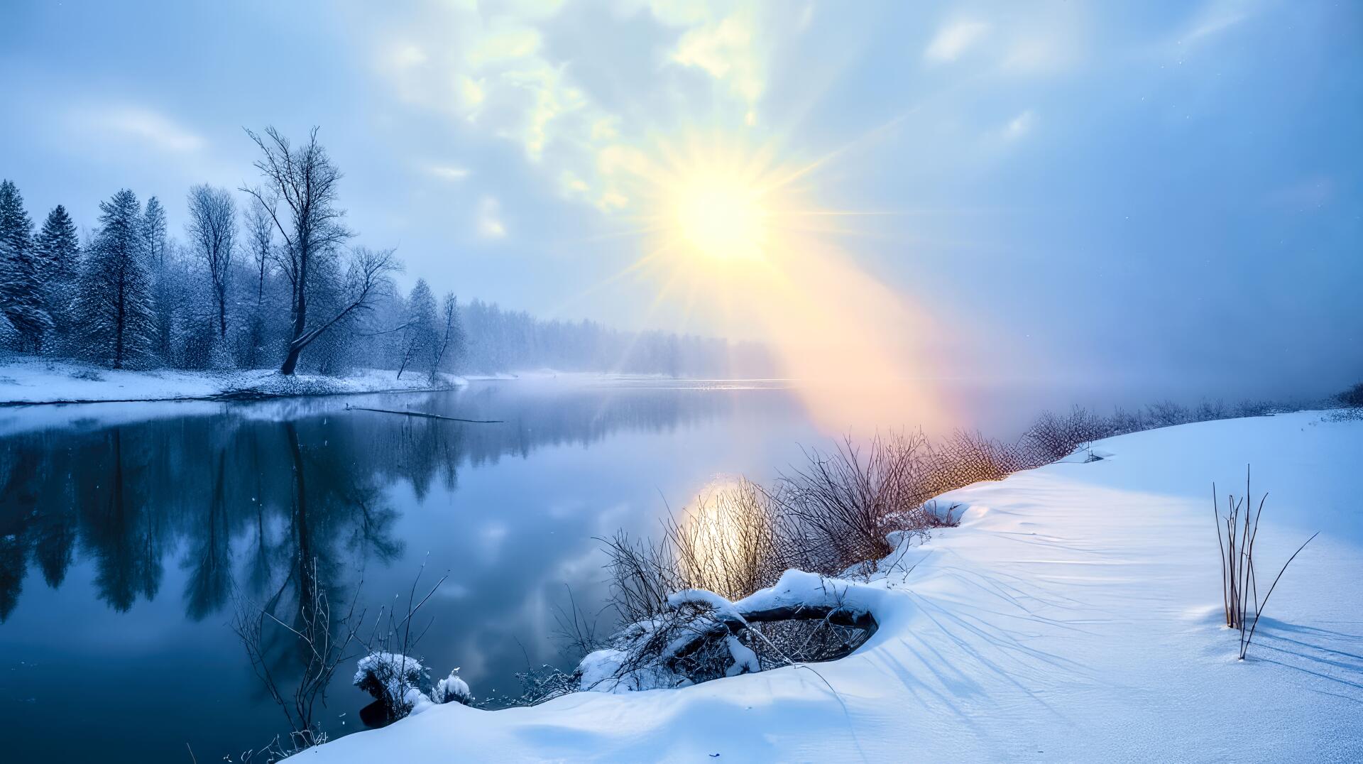 Download Landscape Snow 8k Ultra HD Wallpaper