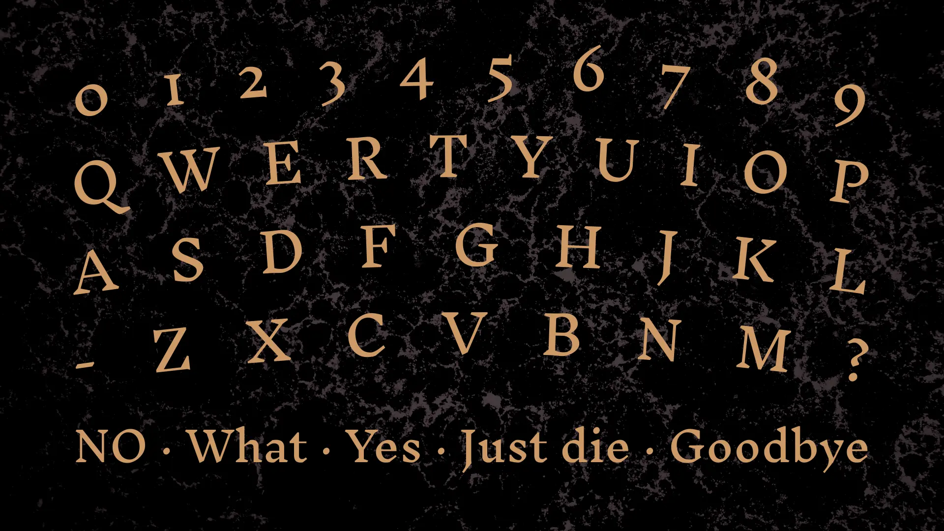 Ouija Font
