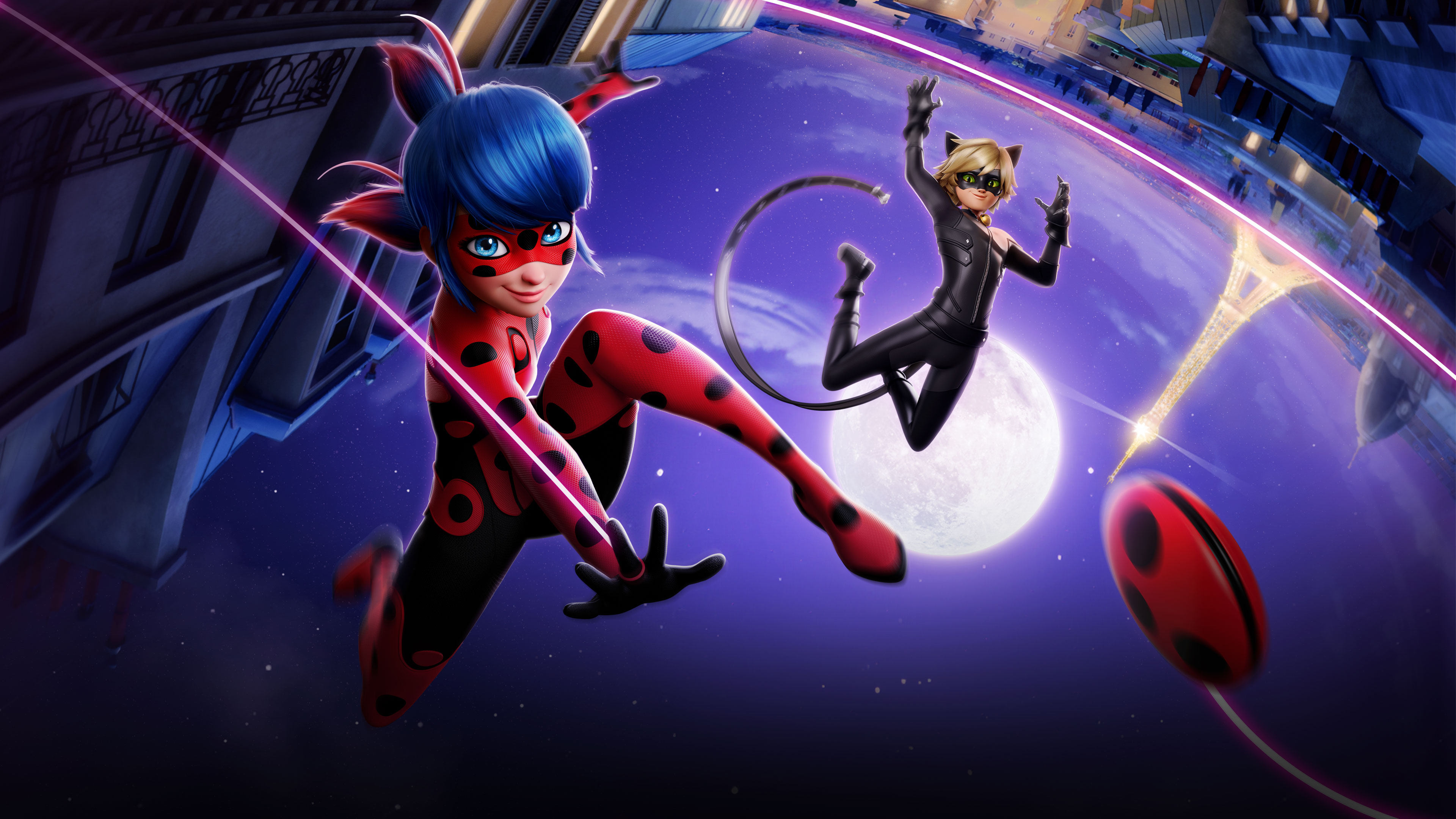 Download Miraculous: Ladybug & Cat Noir The Movie 4k Ultra HD Wallpaper