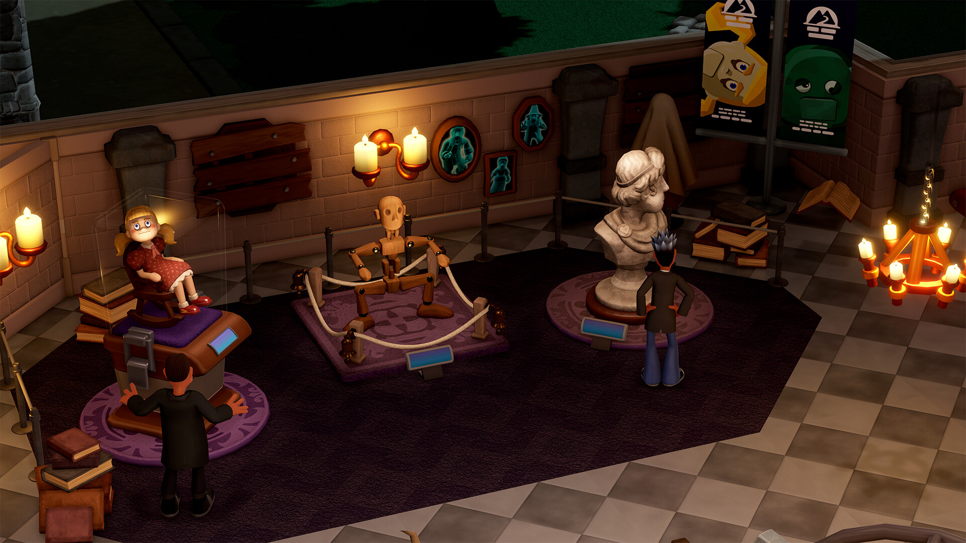 Two Point Museum HD Wallpaper: A Glimpse into Artful Gaming