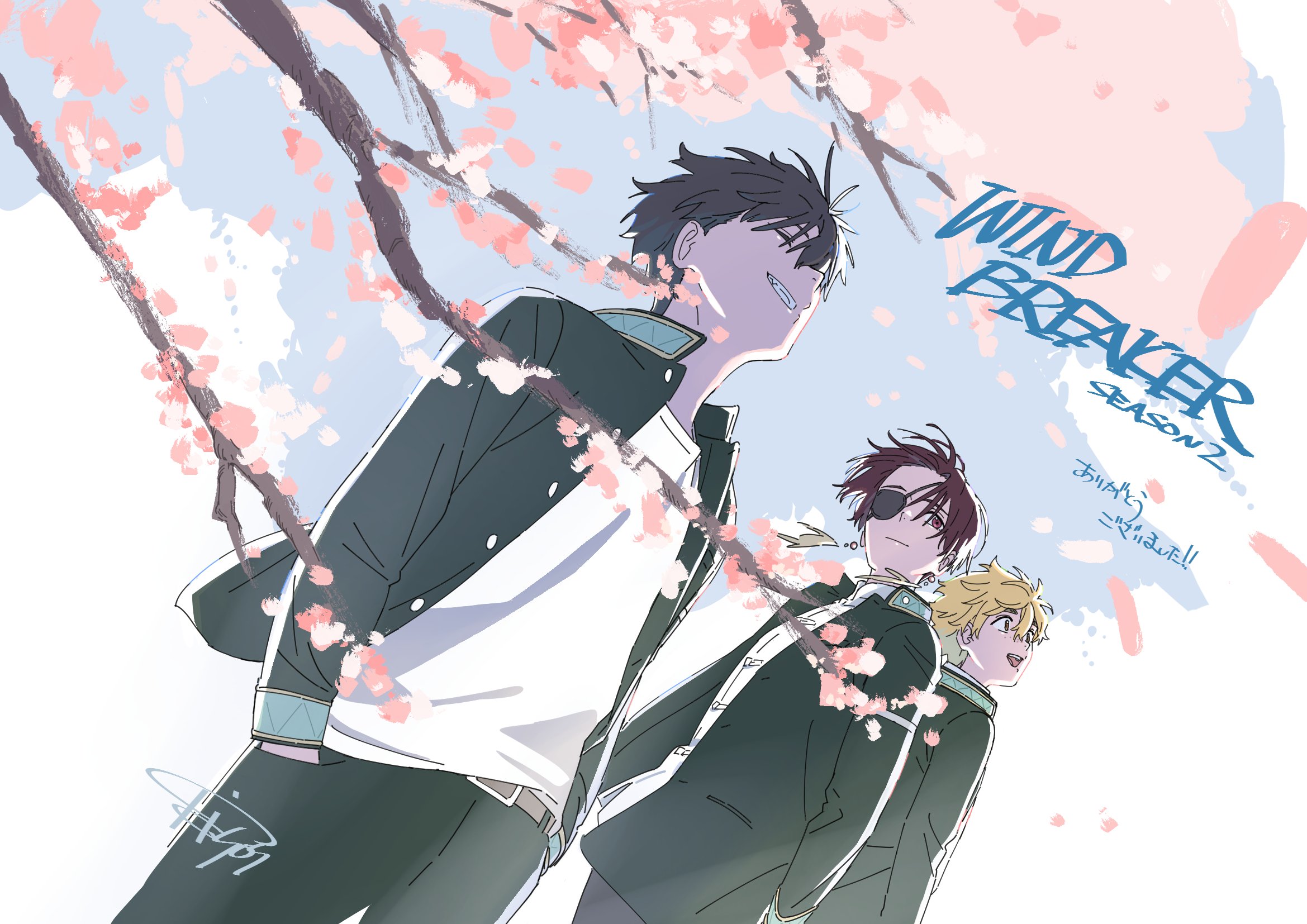 Download Anime Wind Breaker Hayato Suou Haruka Sakura Akihiko Nirei HD ...