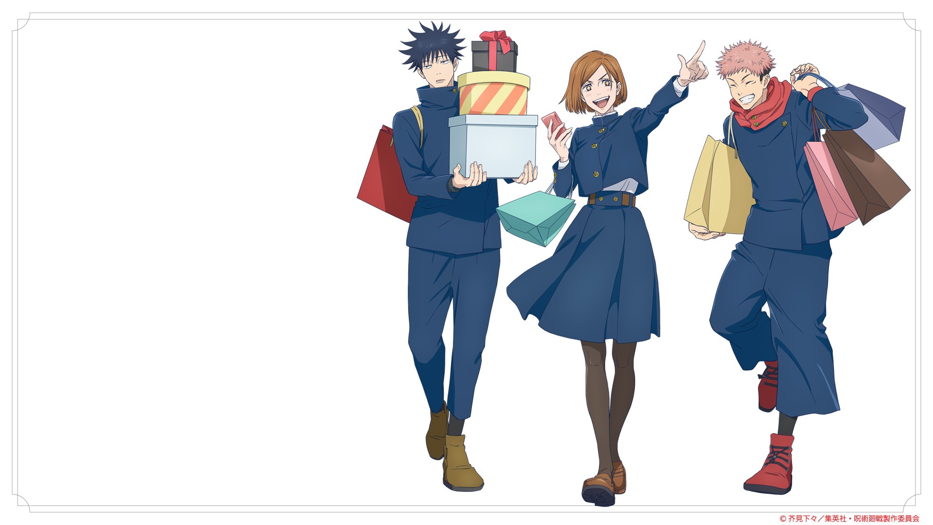 Jujutsu Kaisen HD: Yuji, Megumi & Nobara Outing