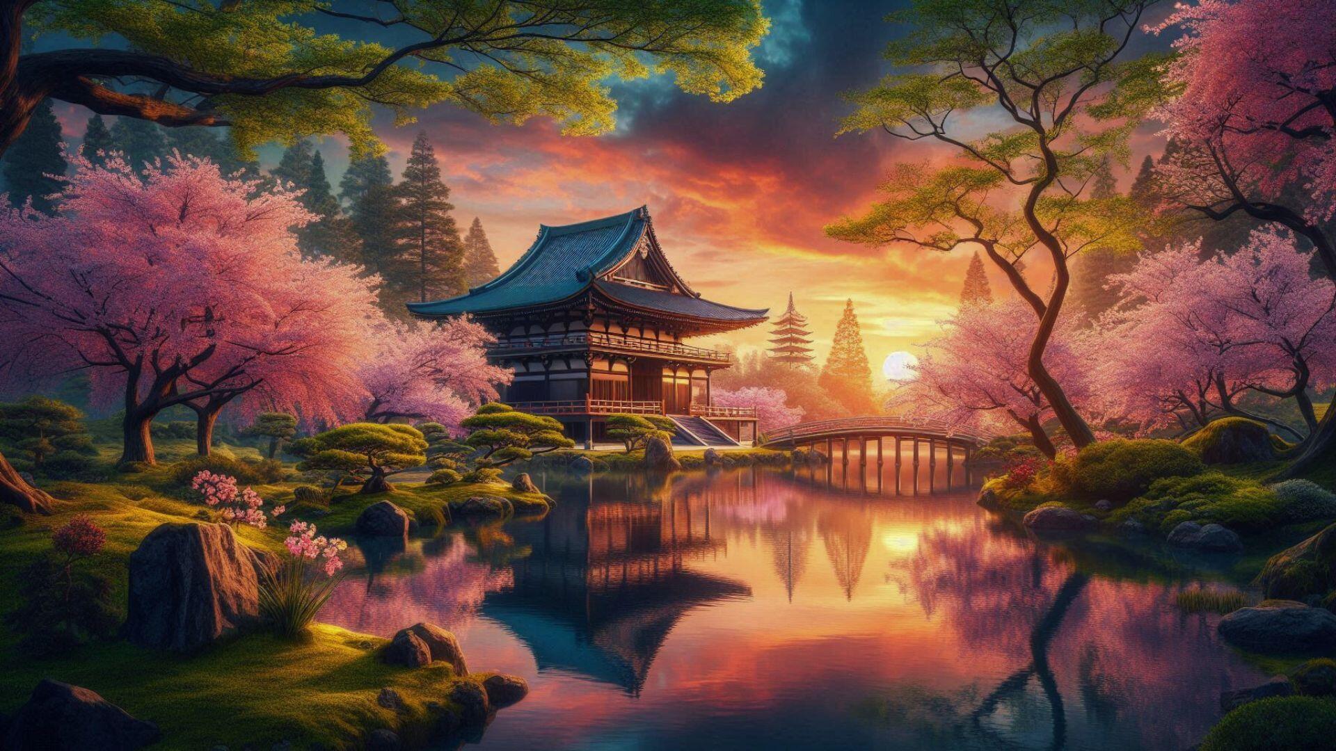 Beautiful Temple in Japan by hldarsh | 1920x1080 | Wallpaper Abyss
