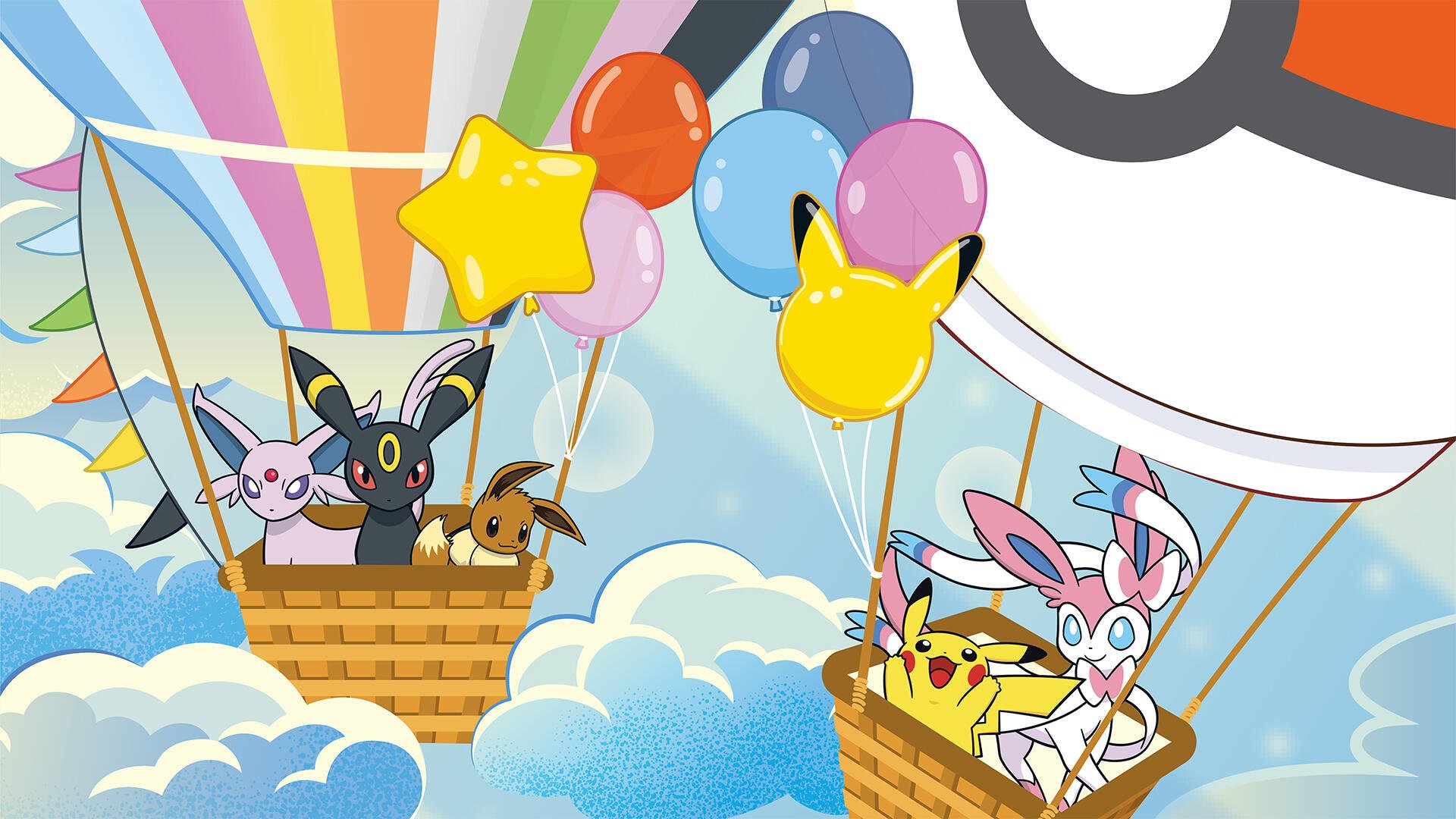 Pokémon Sky Ride: HD Balloon Adventure Wallpaper | 1920x1080 ...