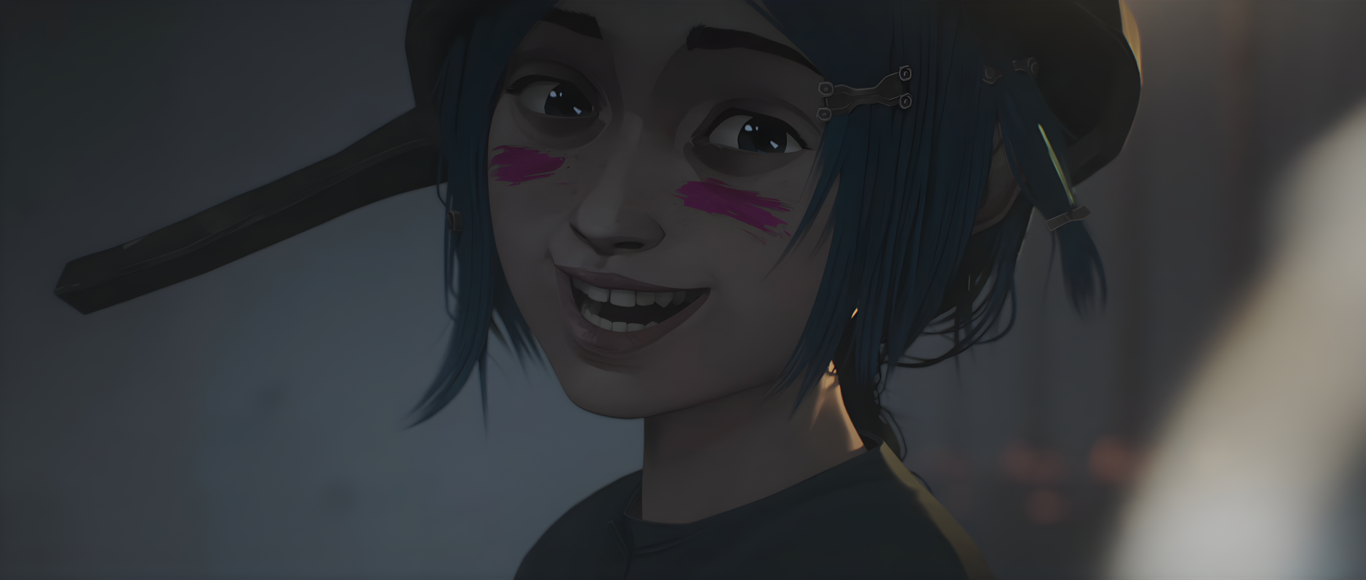 Jinx from Arcane - 4K Ultra HD Wallpaper