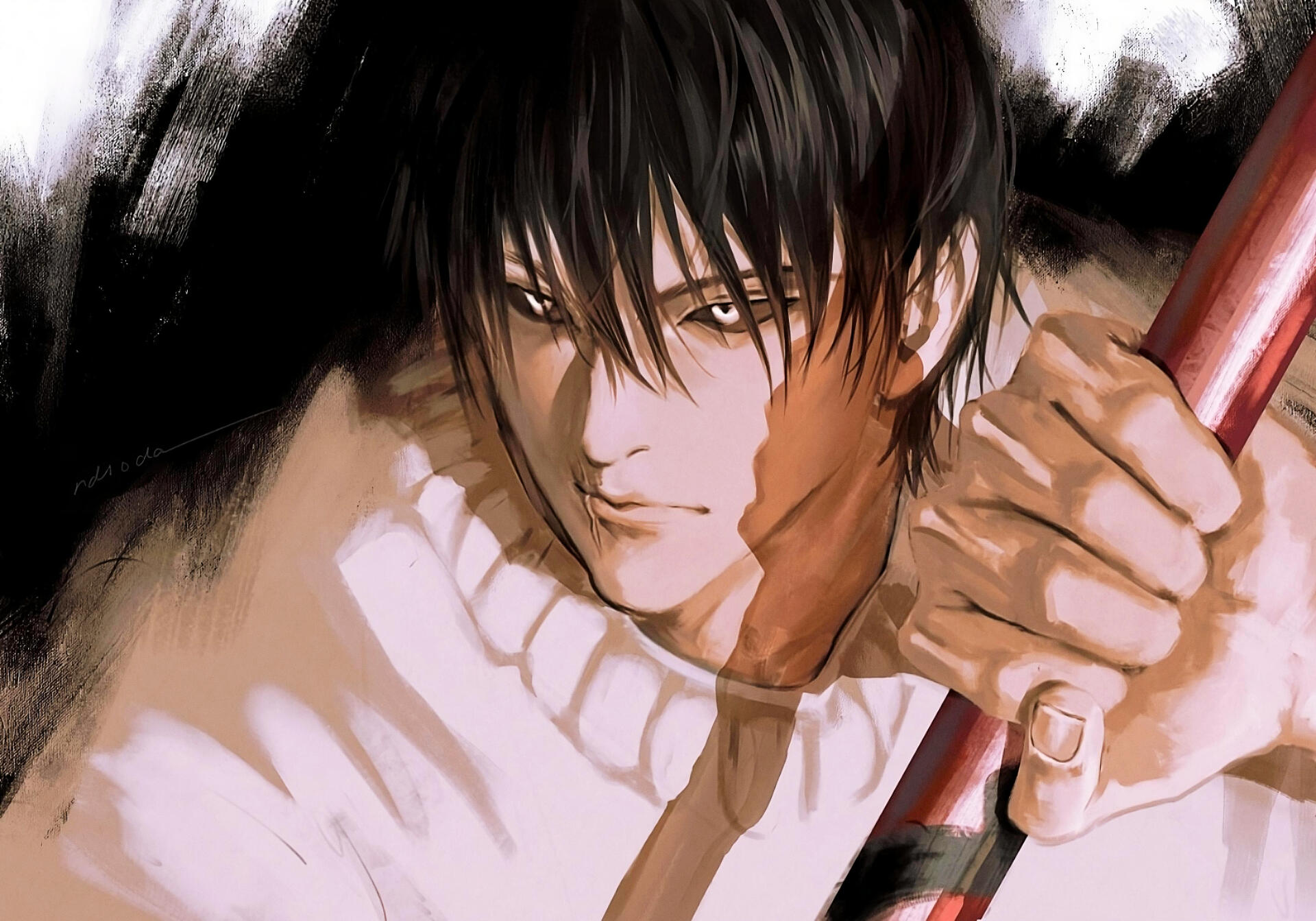 Toji Fushiguro HD Wallpaper - Jujutsu Kaisen Art by ndsoda