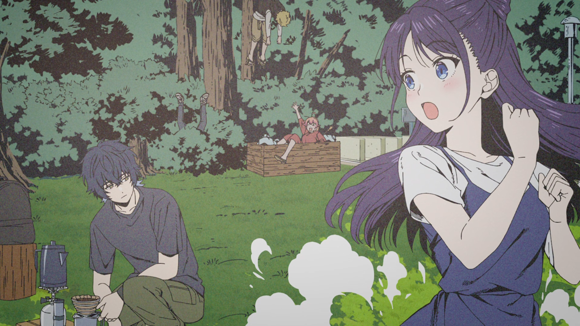 Download Anime WITCH WATCH Nemu Miyao Keigo Magami HD Wallpaper