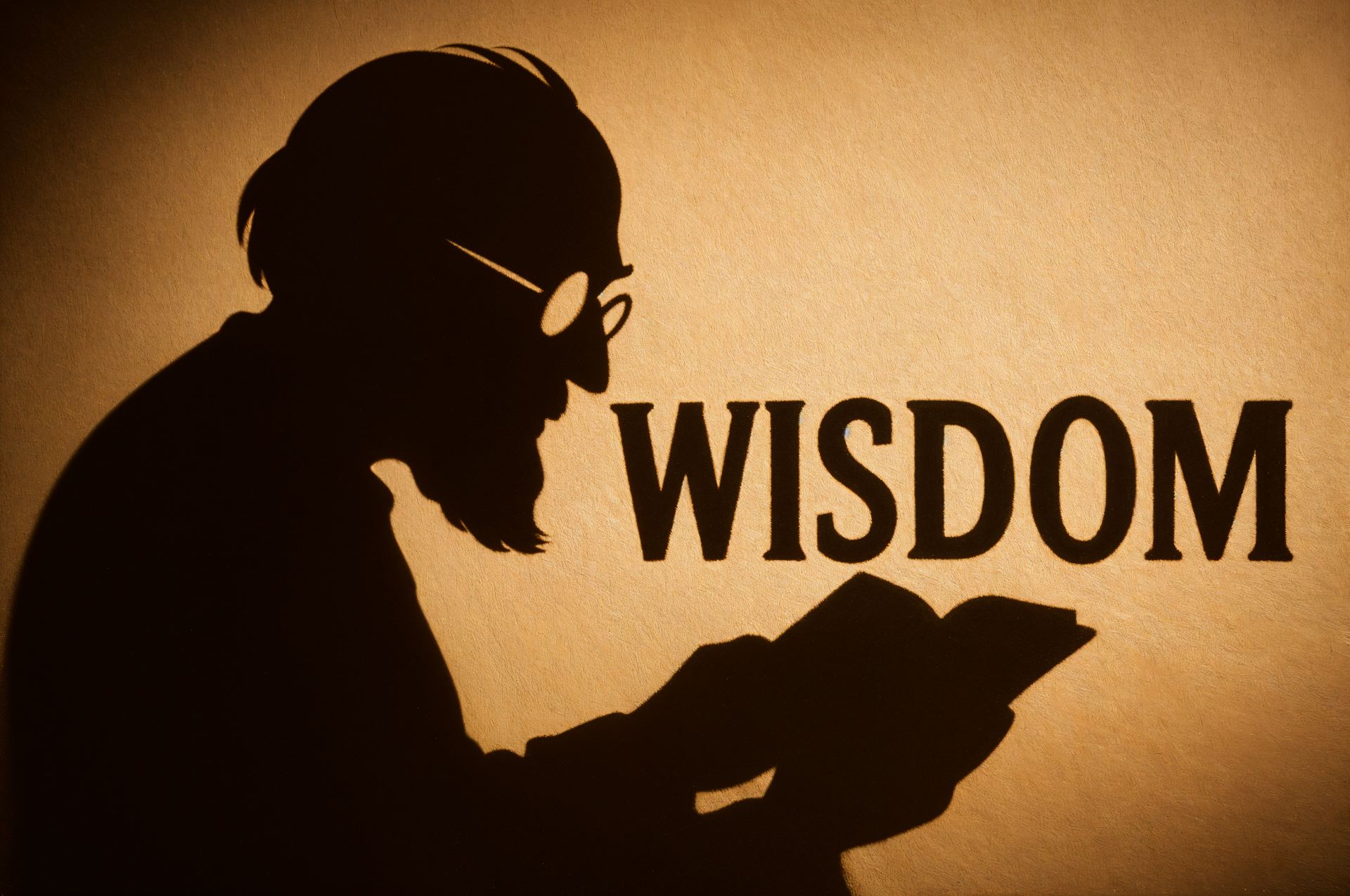 Wisdom Silhouette 4K Ultra HD Wallpaper by QuantumCurator