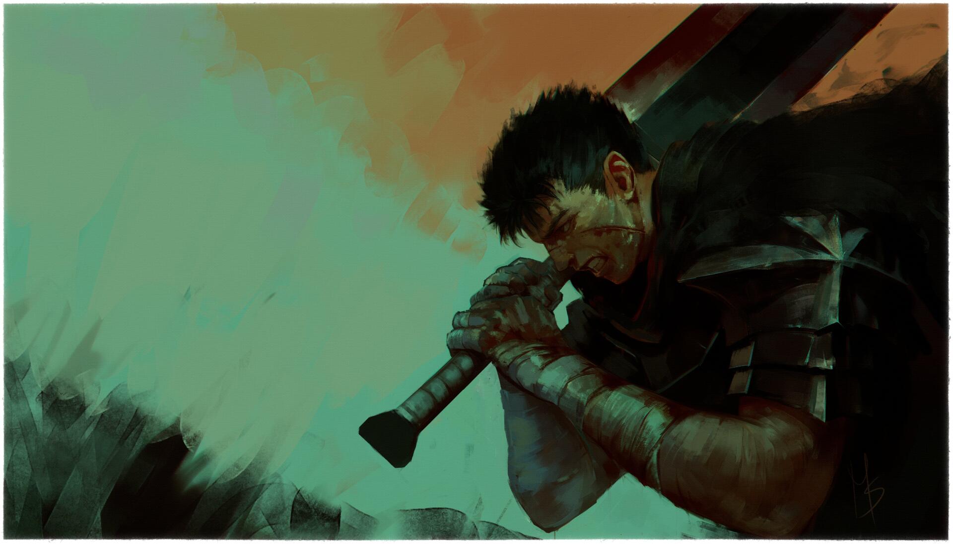 4K Ultra HD Guts Wallpaper – Berserk Anime Artwork by WhiteHog III