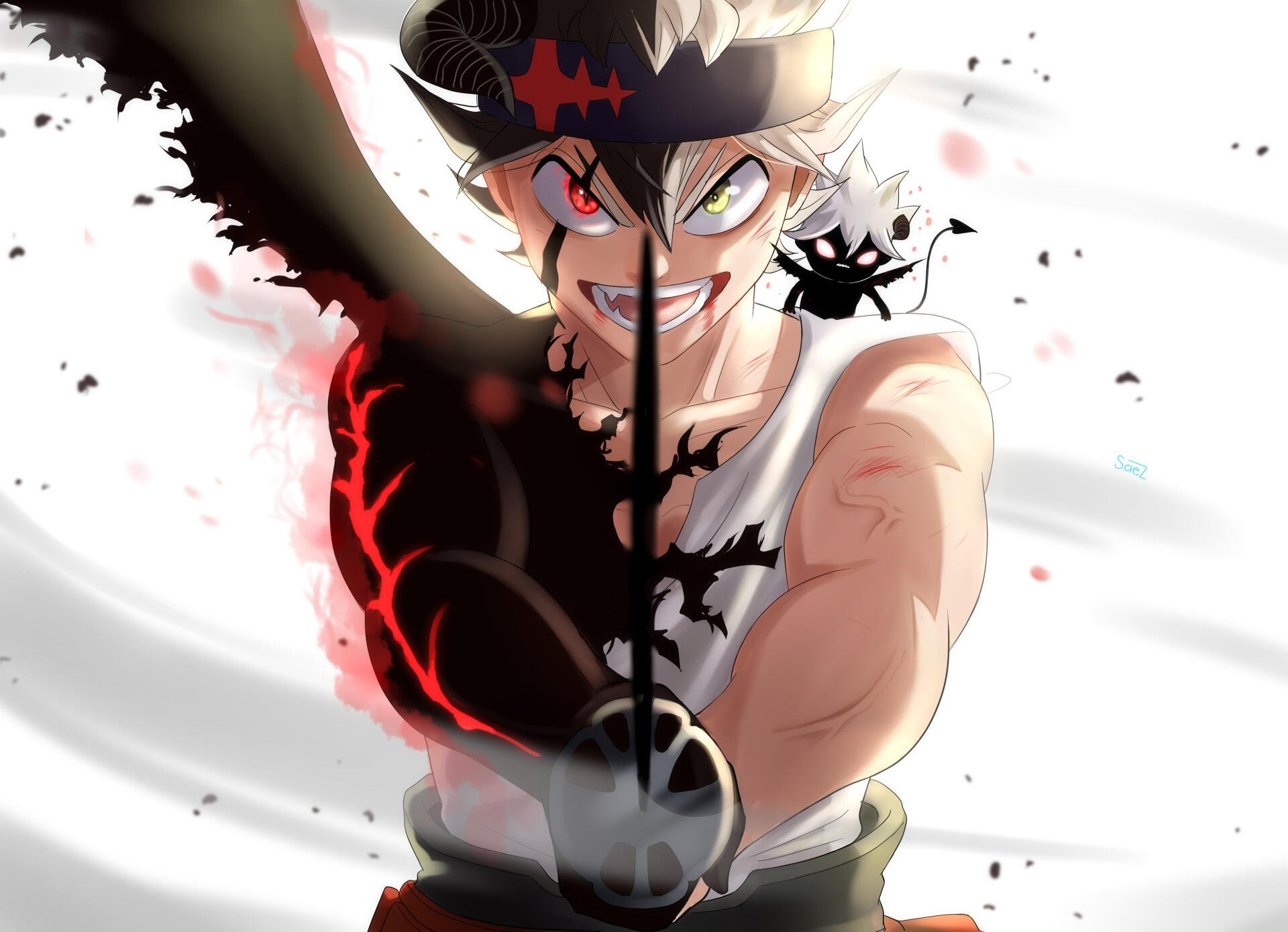 Asta's Demonic Resolve — Black Clover 4K Ultra HD Wallpaper