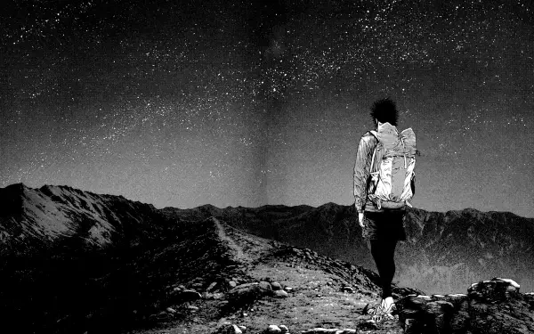 The Climber: HD Wallpaper Adventure in Manga Art