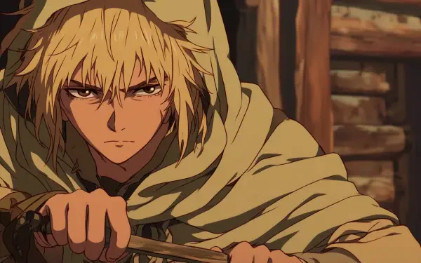 Thorfinn's Journey: An 8K Ultra HD Wallpaper from Vinland Saga