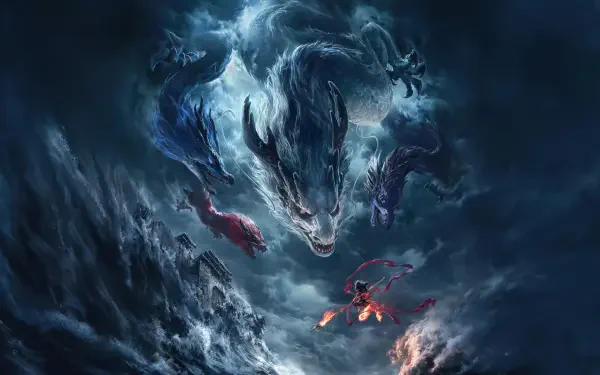 Nezha 2: Inferno Reborn — 4K Ultra HD Wallpaper