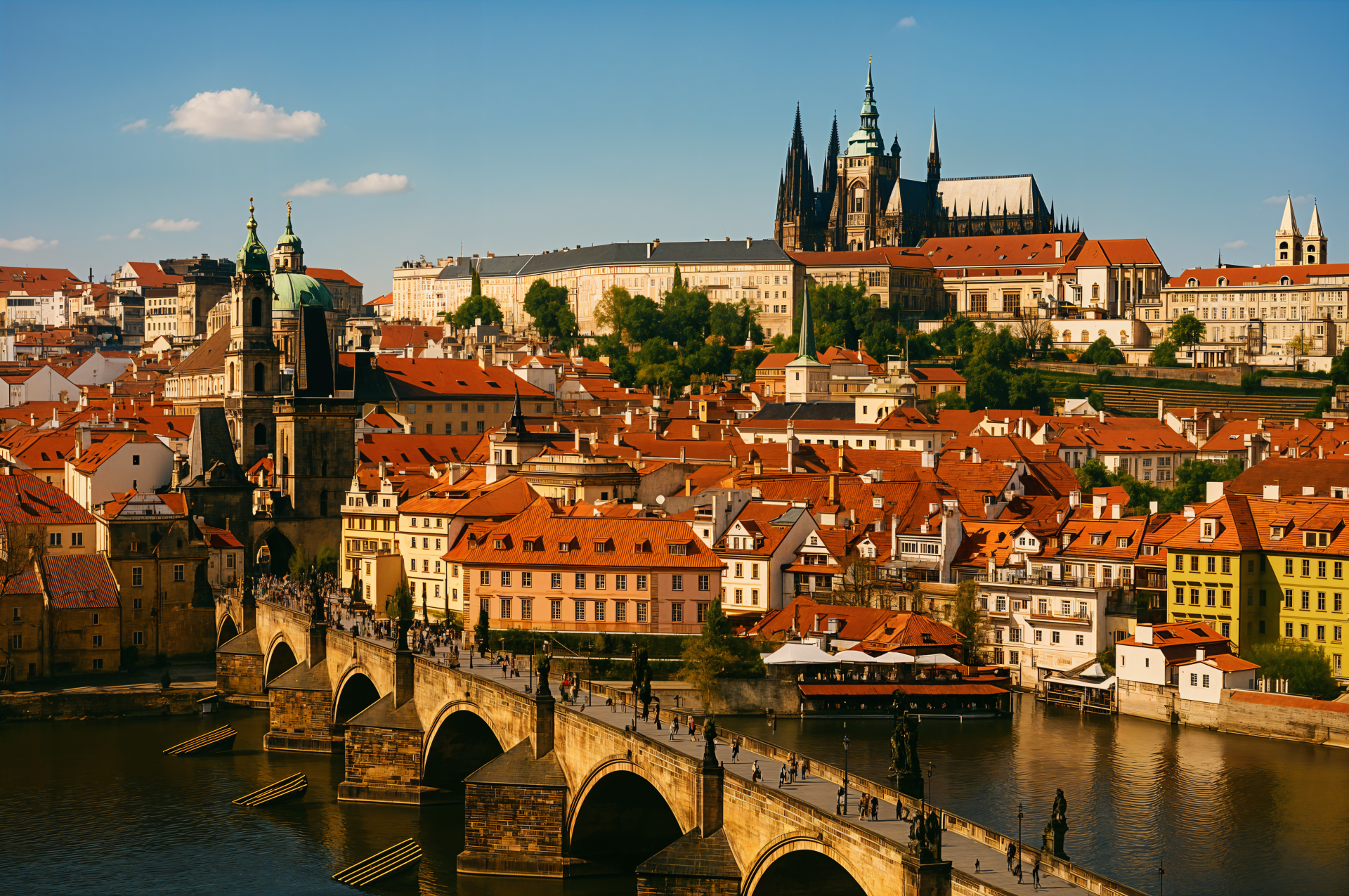 Prague Panorama — 4K Ultra HD Wallpaper by QuantumCurator