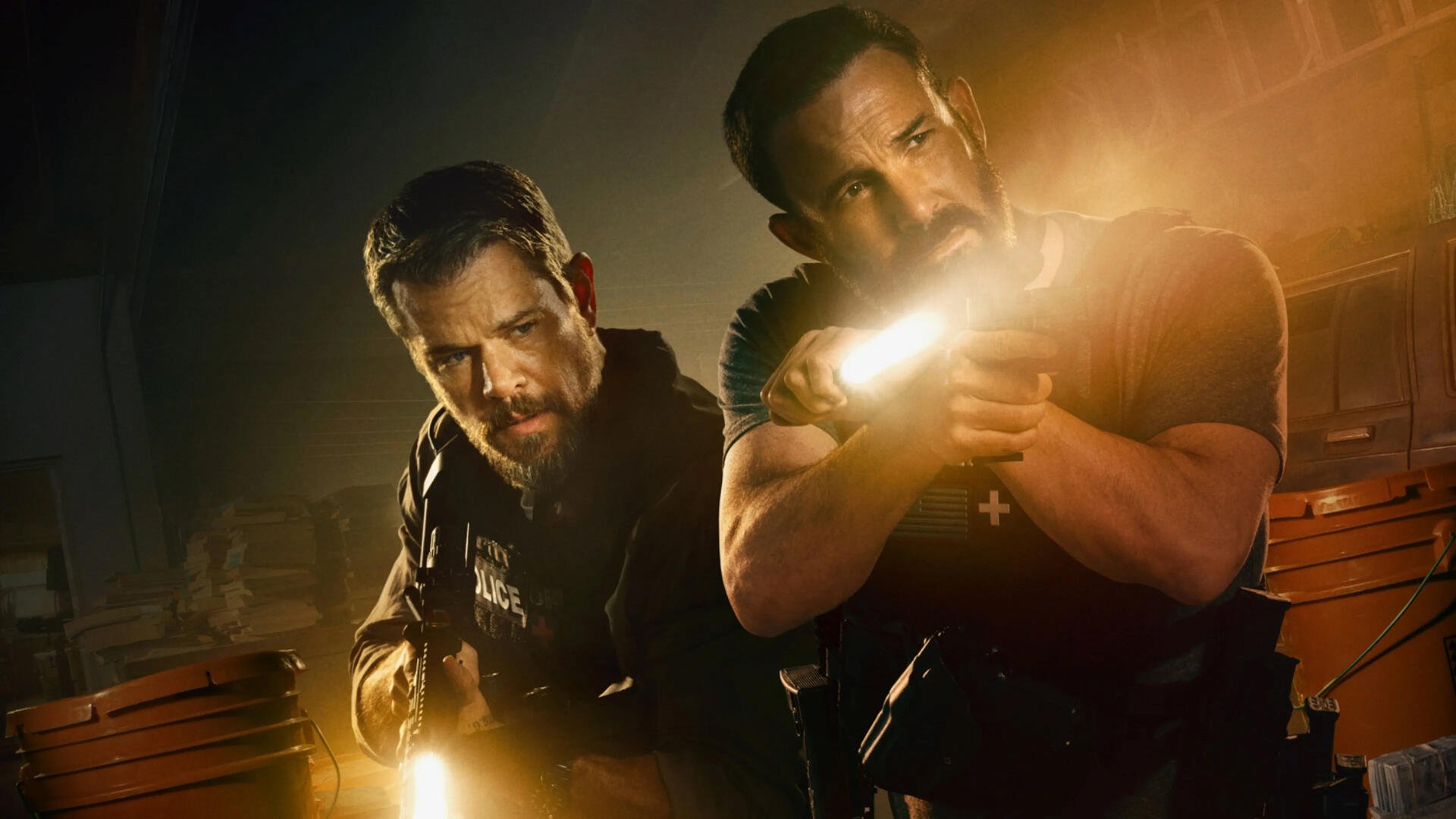 The Rip — 4K Ultra HD: Close‑Quarters Firefight Wallpaper