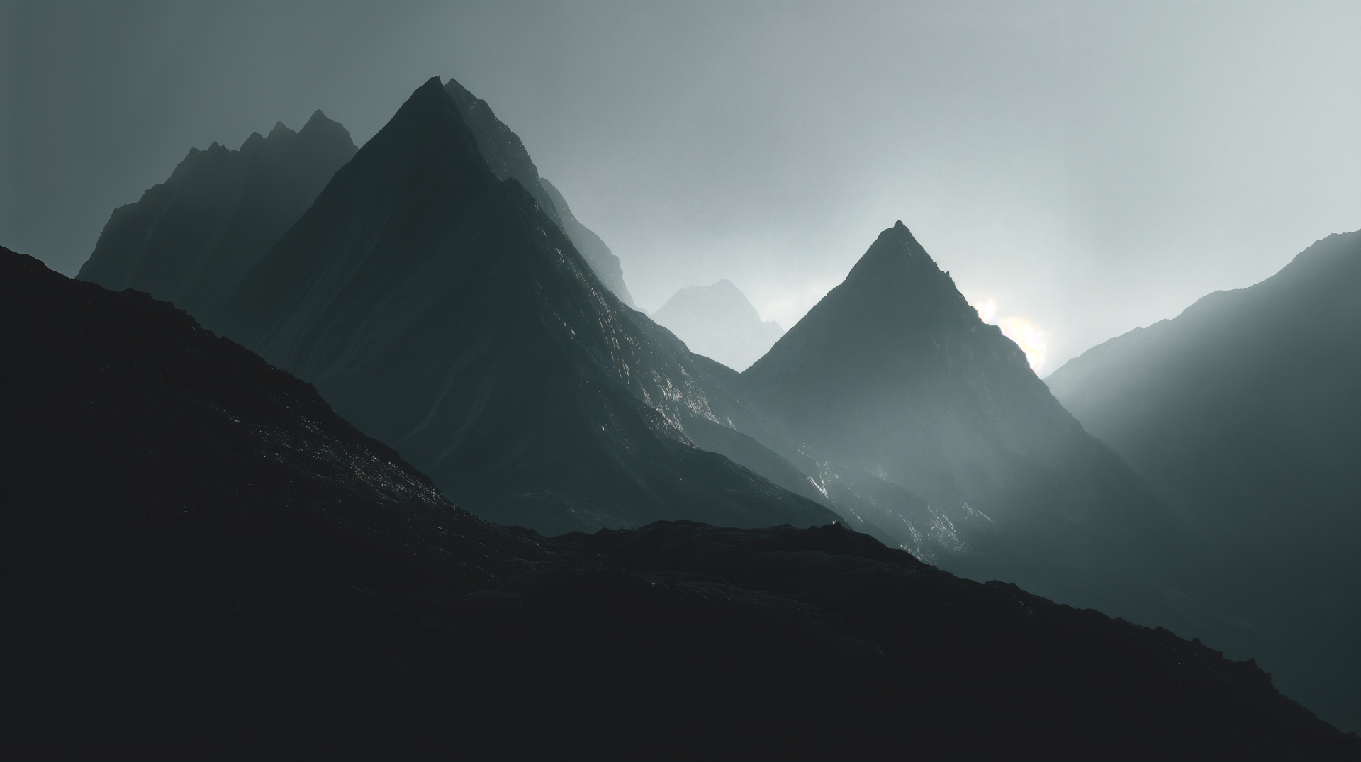 Earthbound Peaks — 4K Ultra HD Wallpaper by robokoboto