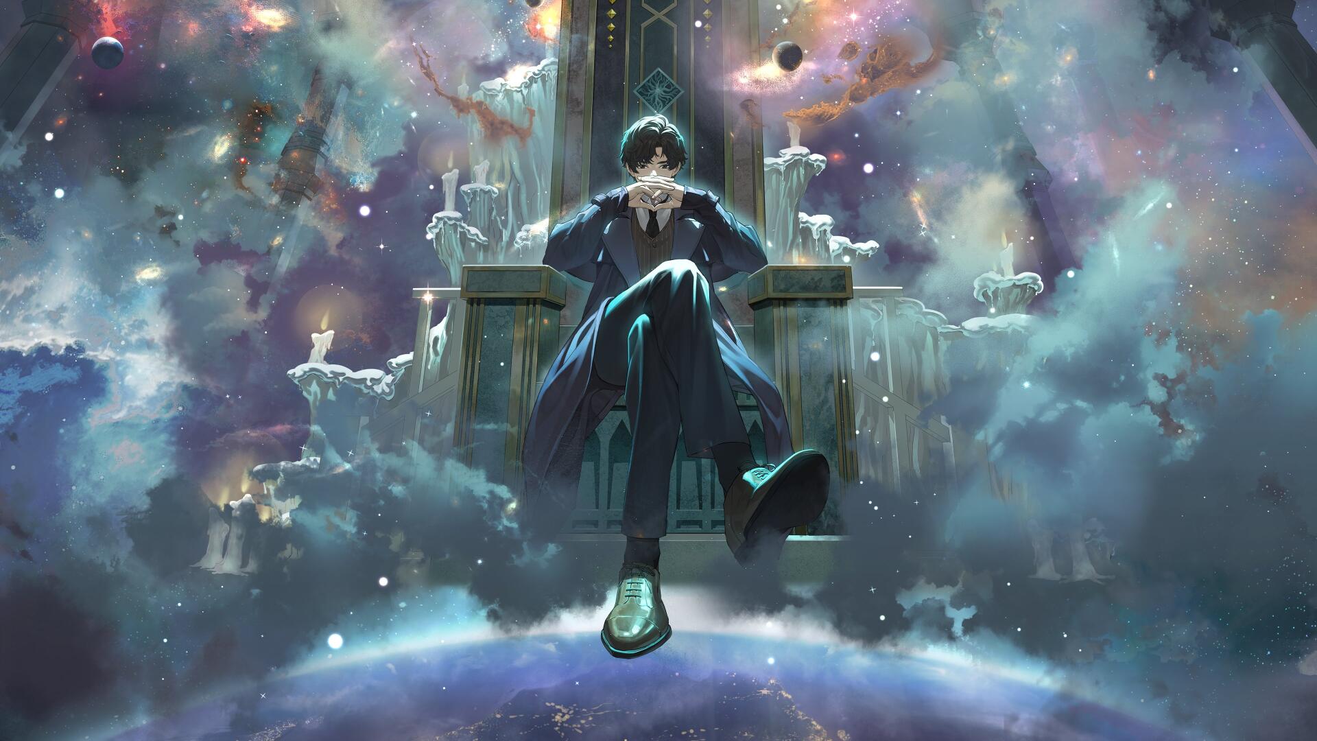 Lord of Mysteries — Throne of the Cosmic Veil (4K Ultra HD Wallpaper)