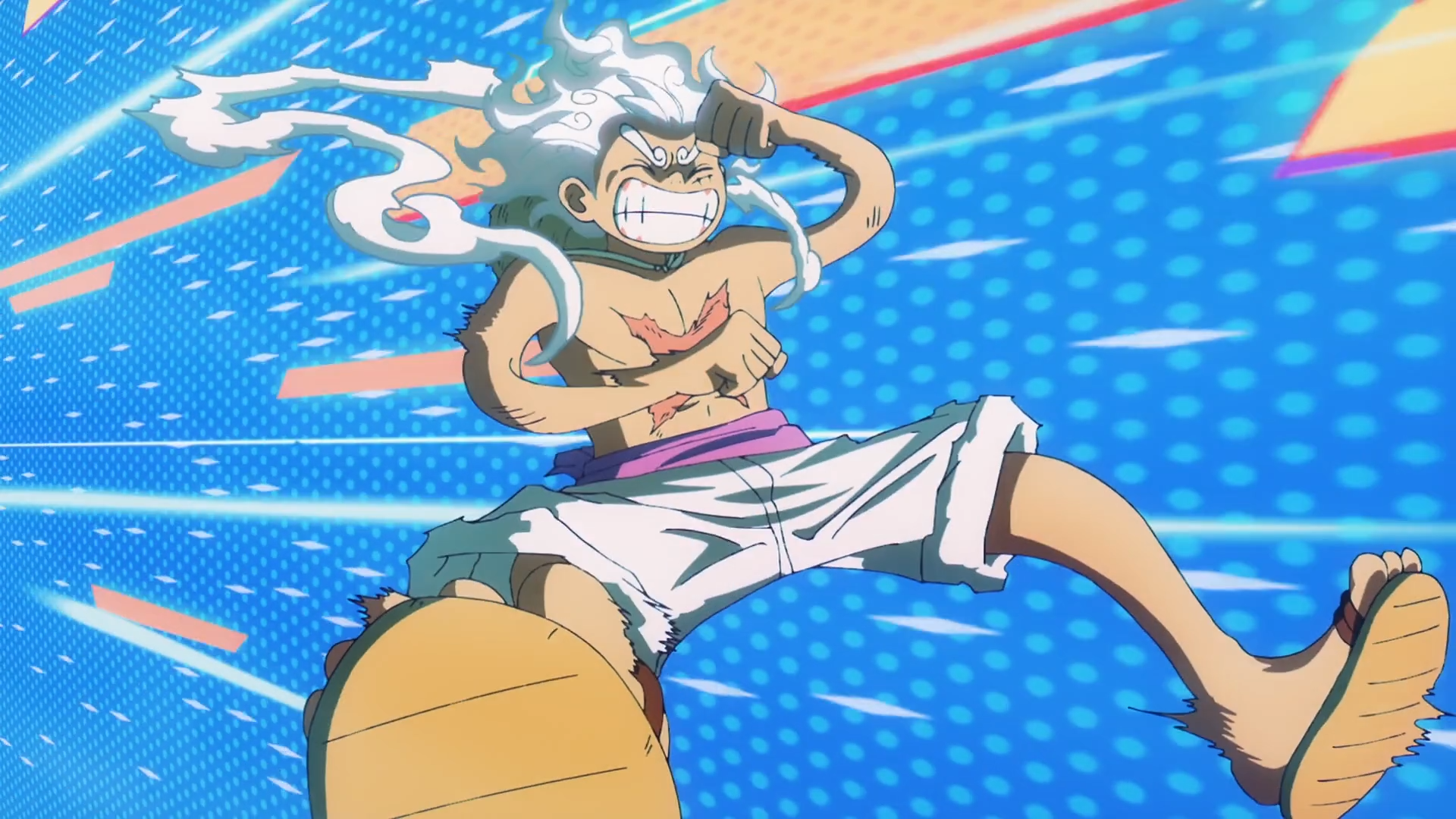 Luffy Unleashed — Gear 5 One Piece HD Wallpaper