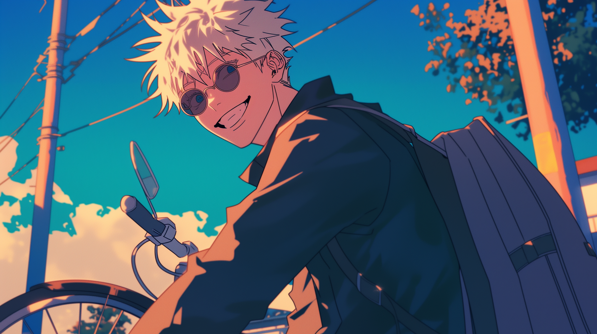 Satoru Gojo — 2K Quad HD Sunset Ride (Jujutsu Kaisen)