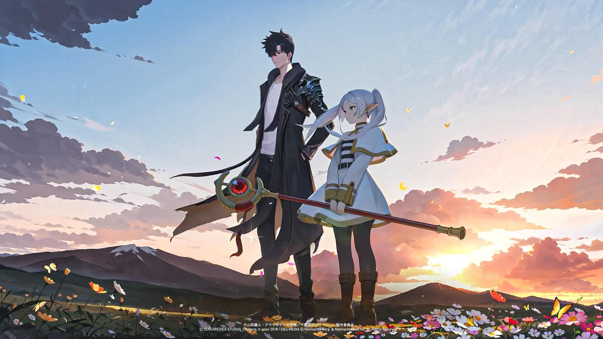 Frieren: Beyond Journey's End — Sunset HD Wallpaper